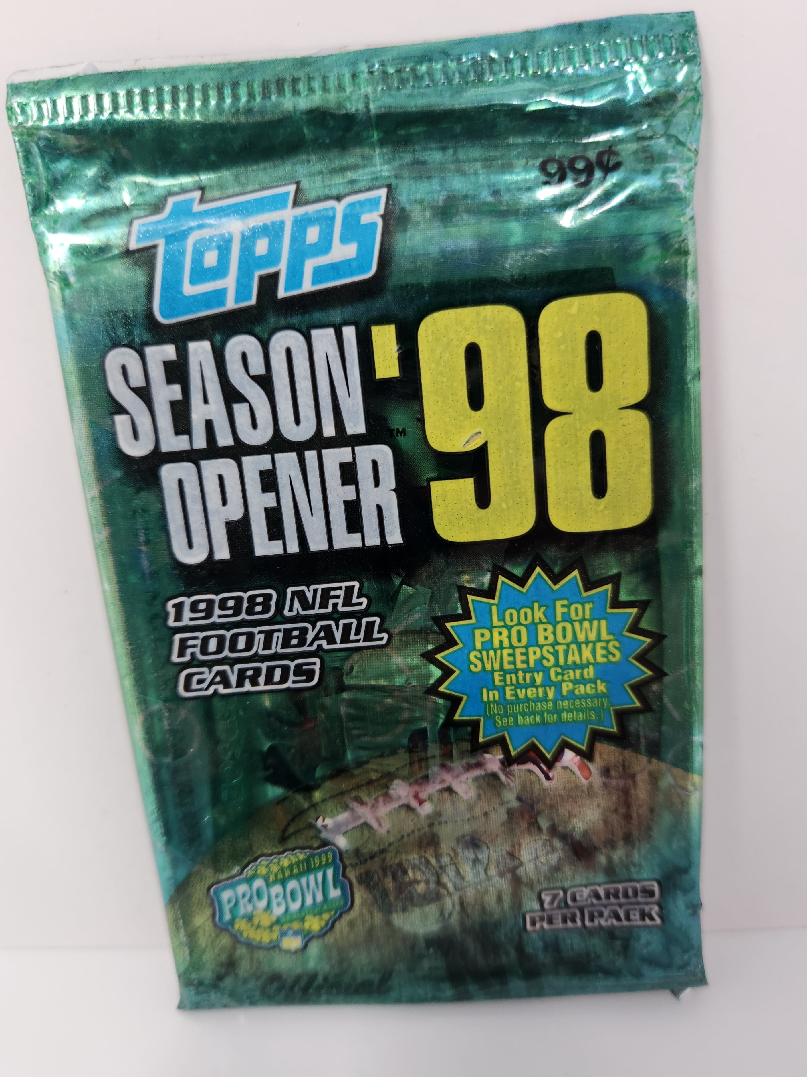 1998 Topps Football Season Opener Pack - 7 cards - Walmart.com