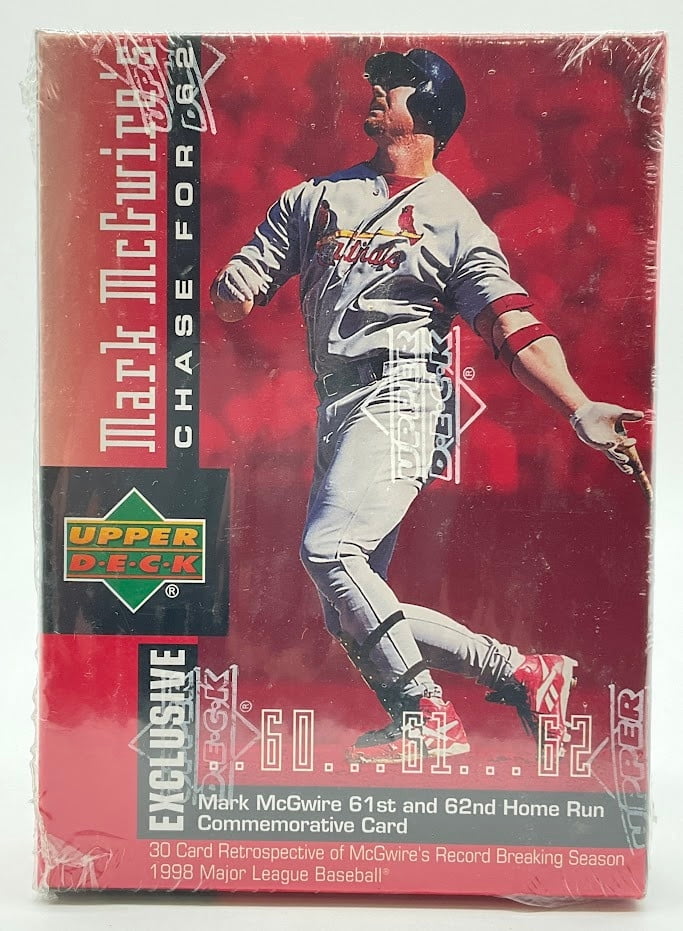 1998 Upper Deck Mark McGwire's Chase For 62 Baseball Set - Walmart.com