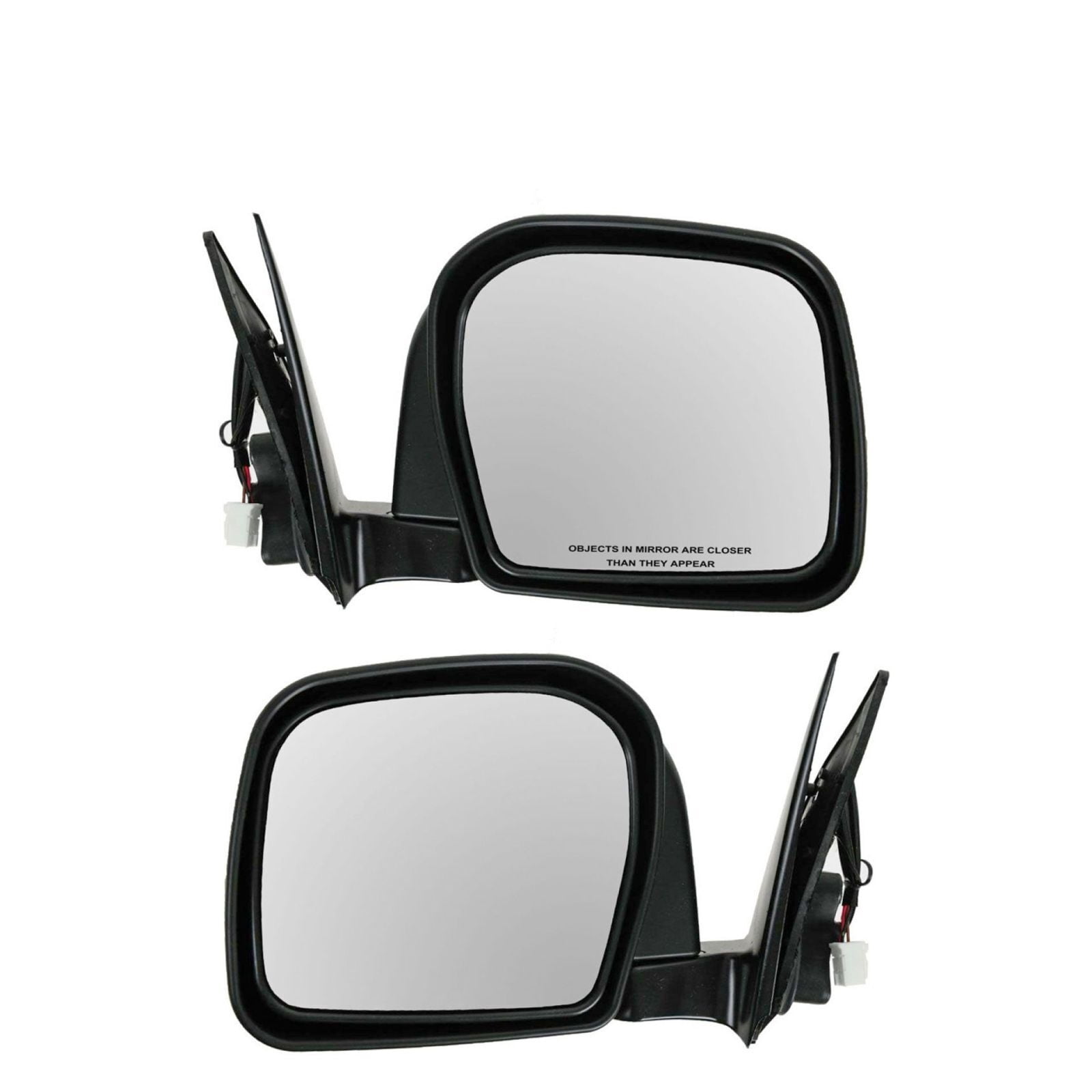 1999-2002 for Toyota for 4Runner Power Adjustable Black Door Mirrors ...