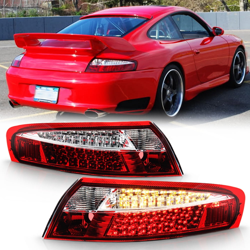 1999-2004 Porsche 911 996 Carrera 4 Lumileds LED Tail Lights Lamps 99 ...