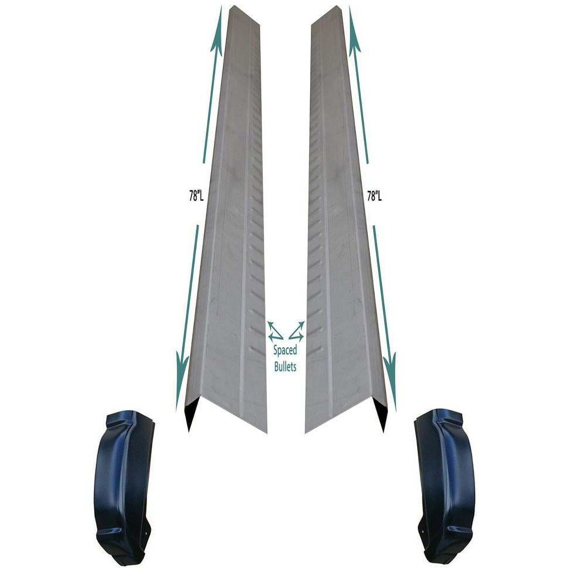 1999-2007 GMC Sierra 4dr Ext. Cab Rocker Panel & Cab Corner 4pc Kit ...