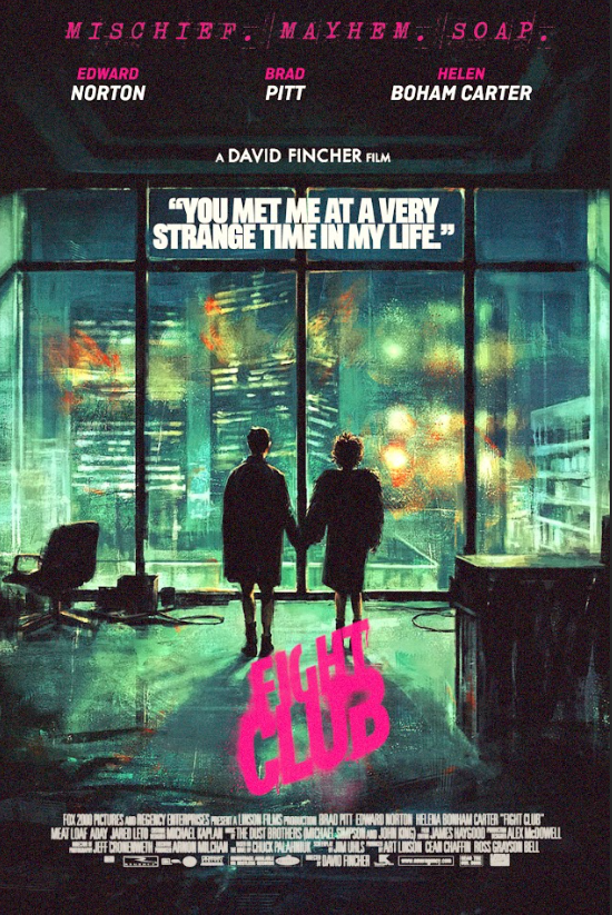 1999 Fight Club Poster 24x36 | Brad Pitt Edward Norton | Cult Classic ...