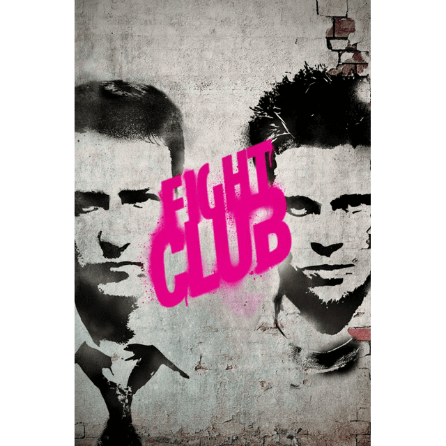 1999 Fight Club Poster 24x36 | Brad Pitt Edward Norton | Cult Classic ...