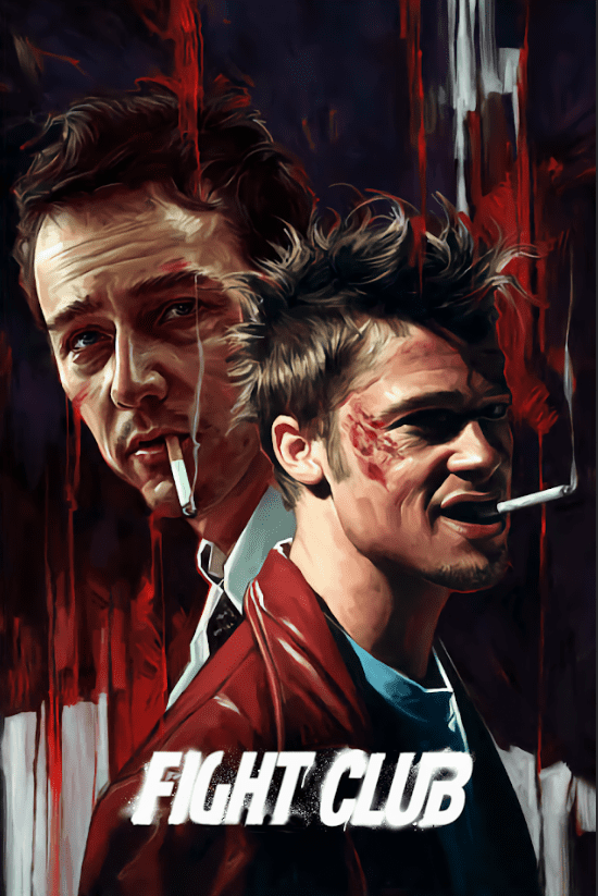 1999 Fight Club Poster 24x36 | Cult Classic | Brad Pitt Edward Norton ...