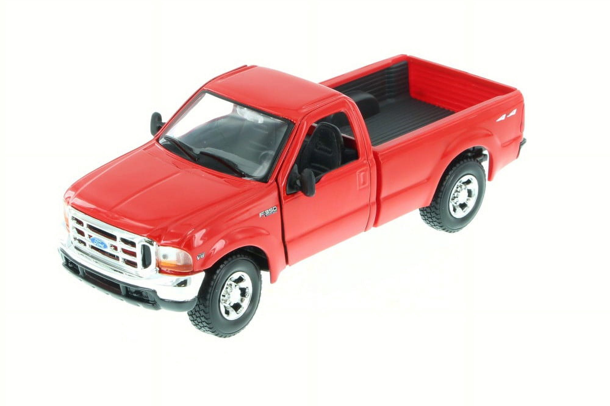 1999 Ford F-350 Super Duty Pickup, Red - Maisto 34937 - 1/27 Scale ...