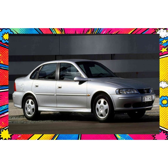 1999 Opel Vectra - Pop Art Edition | 20x30 Inch Glossy Laminated Poster ...