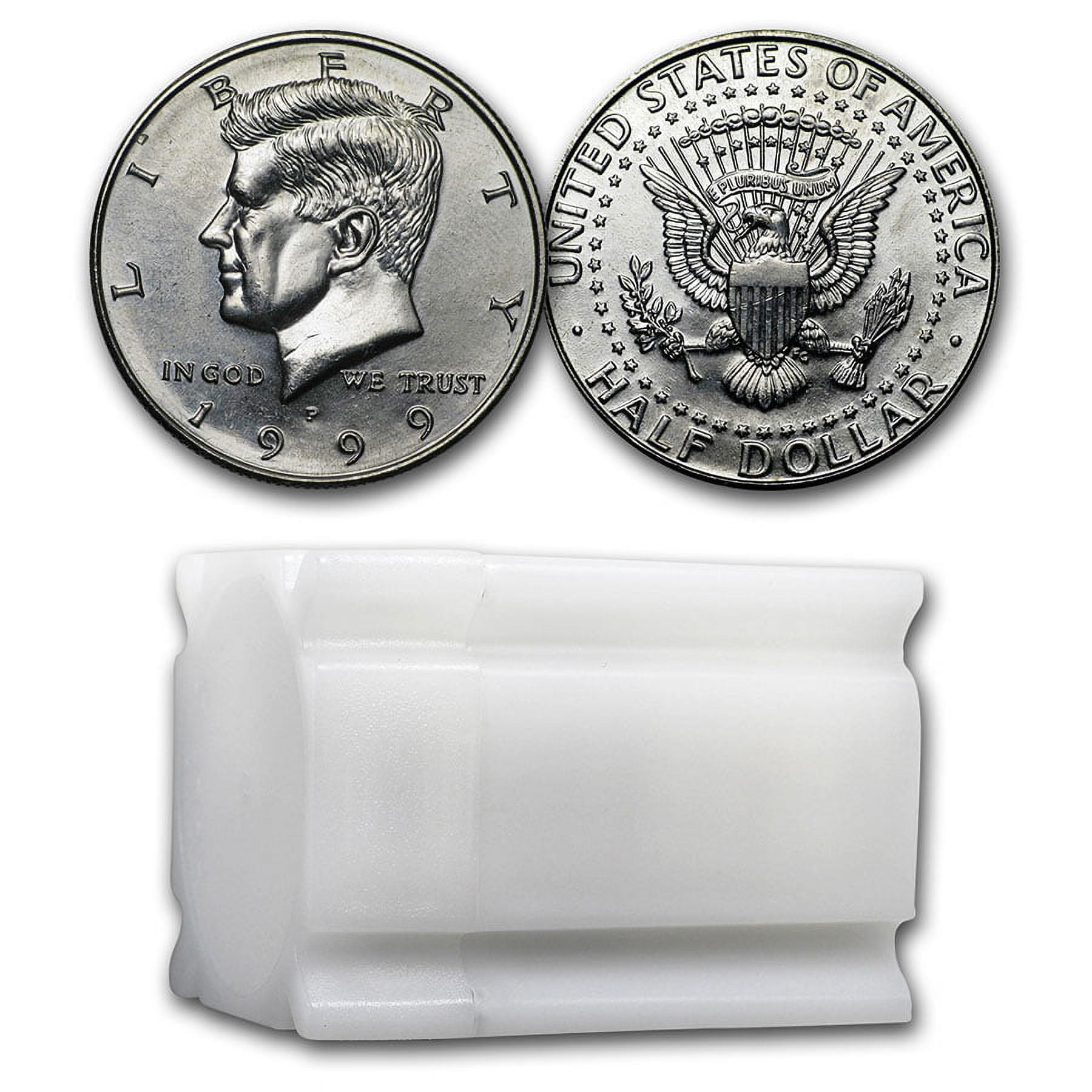 1999-P Kennedy Half Dollar 20-Coin Roll BU - Walmart.com