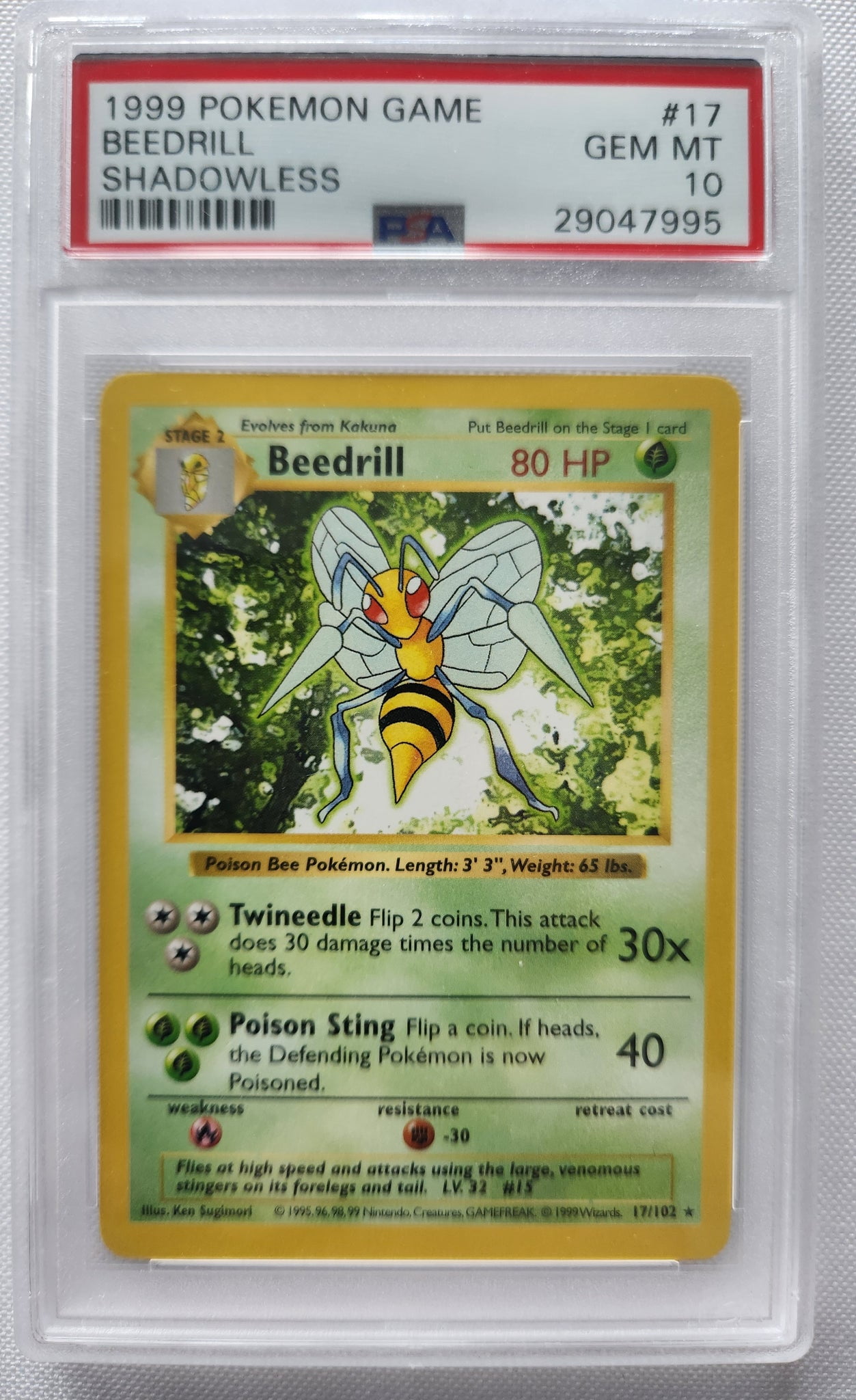 Beedrill Pokemon Card