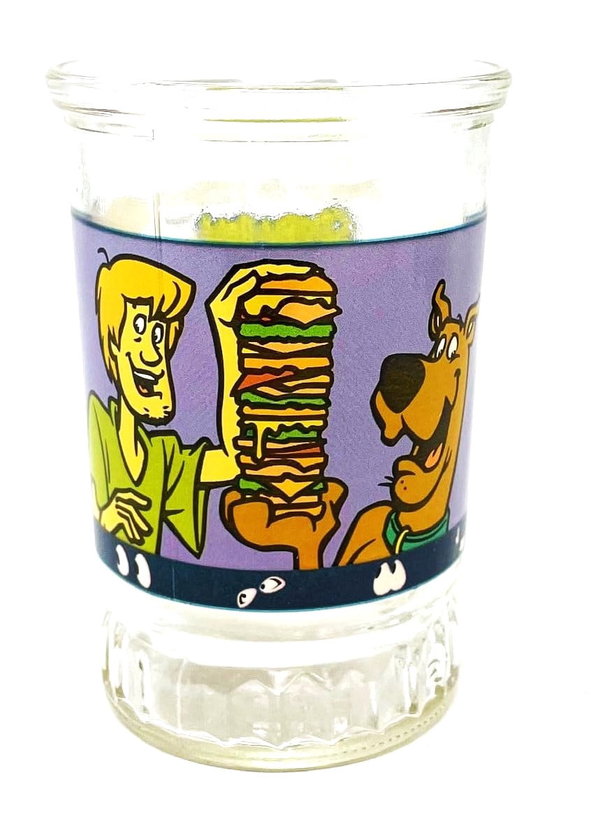 1999 Scooby Doo & Shaggy #5 Jelly Jar Juice Glass - Snack Sandwich - 6 ...