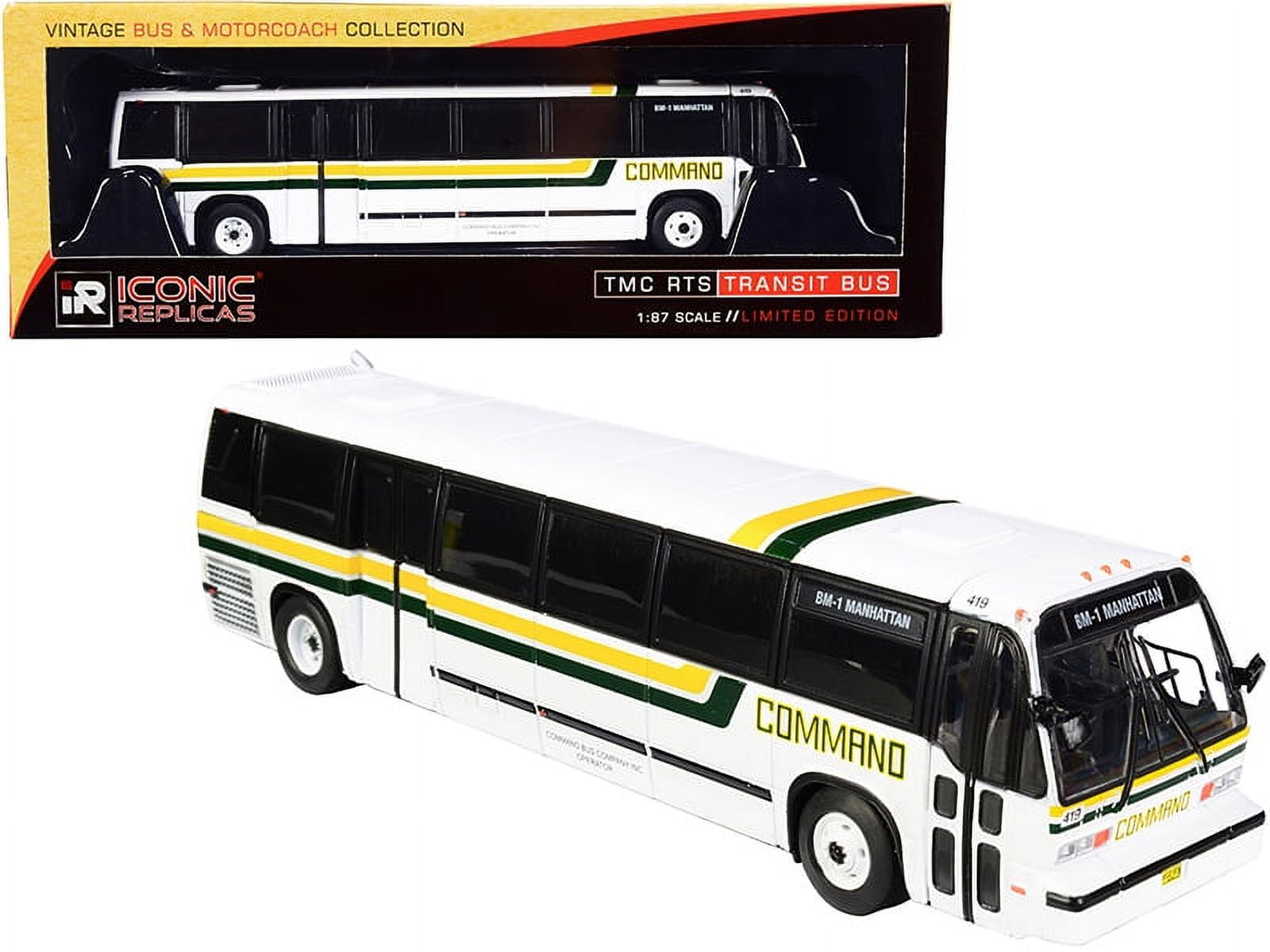 1999 TMC RTS Transit Bus #BM1 Manhattan (New York) "Command Bus Company ...