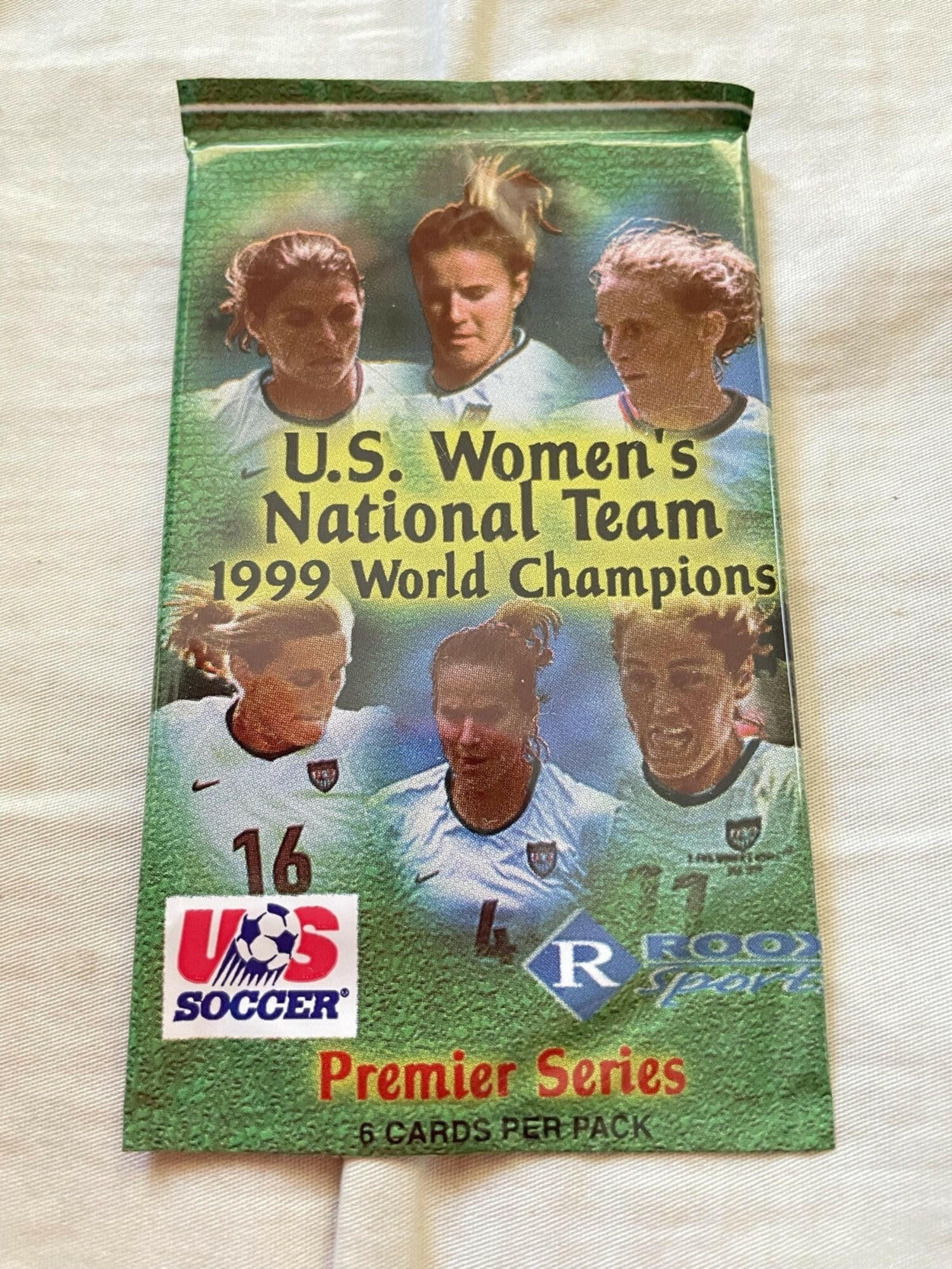 1999 US Women's World Cup Champions Team Roox Premier 6 card pack USWNT ...