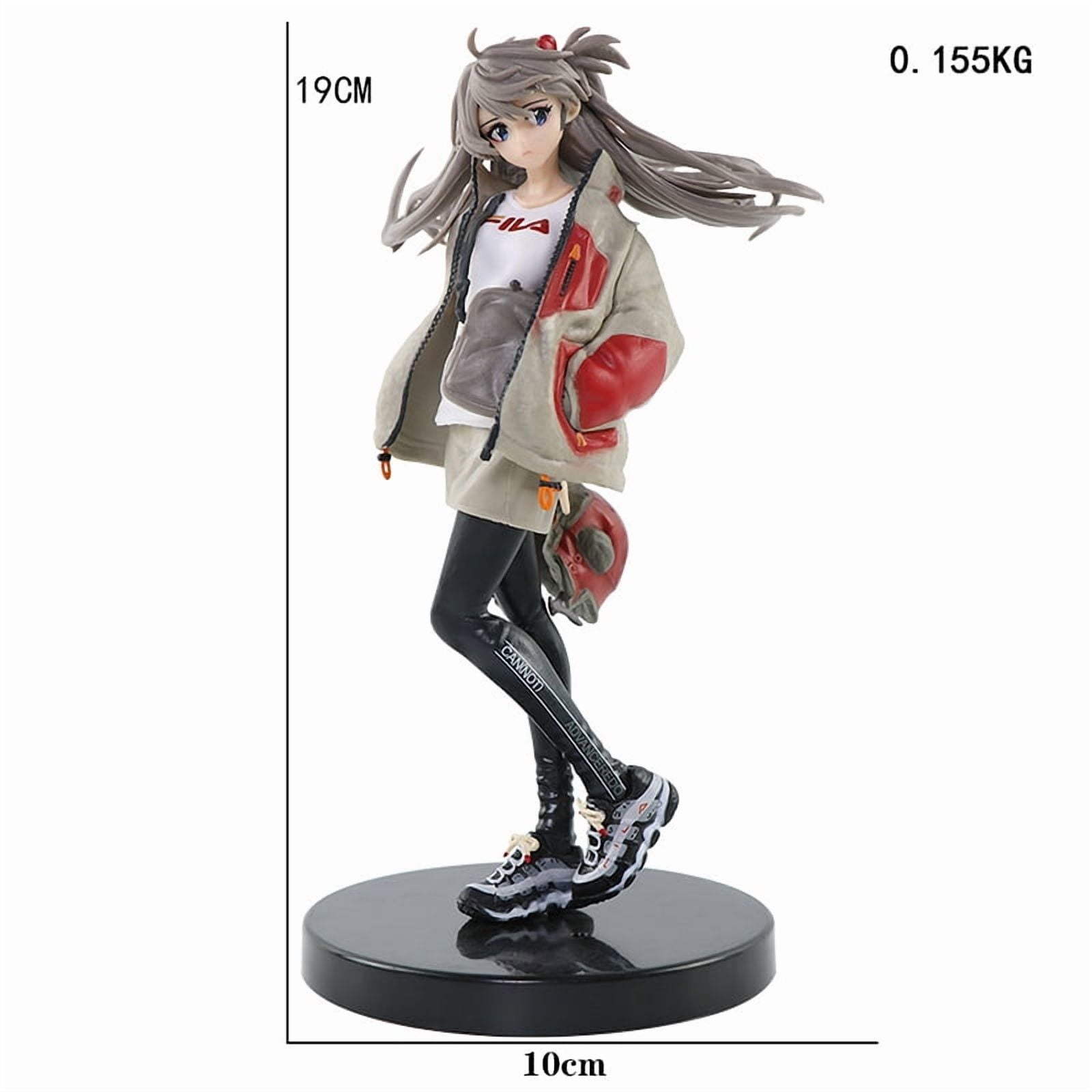 19CM EVA Anime Figure Asuka Langley Soryu Tide Brand Costume Dress Up ...