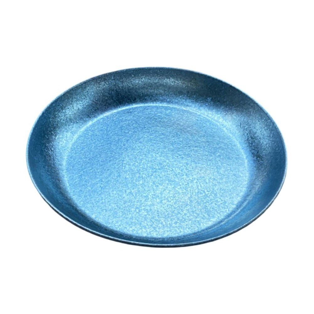 19Cm Ti Plate Dish Ultralight Round Fruit Plate For Outdoor Camping ...