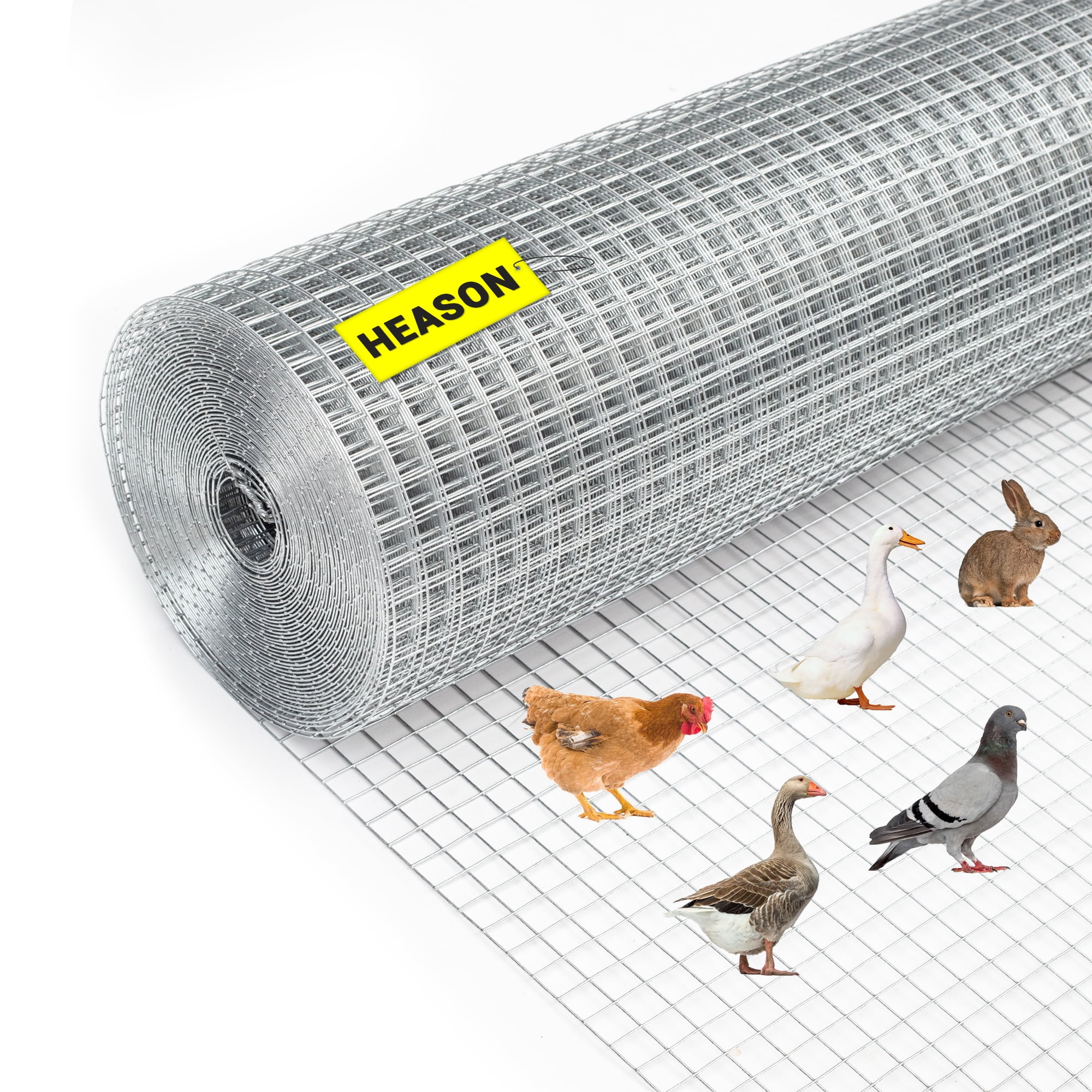 19GA Hardware Cloth 1/2in 24in x 10 ft Hot-dip Galvanized after Welding ...