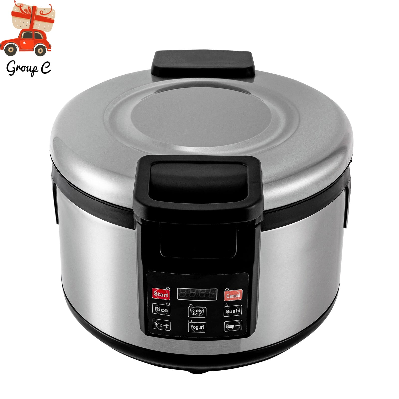 19L Commercial Rice Stainless Steel Electric Rice Warmer Soup Porridge ...