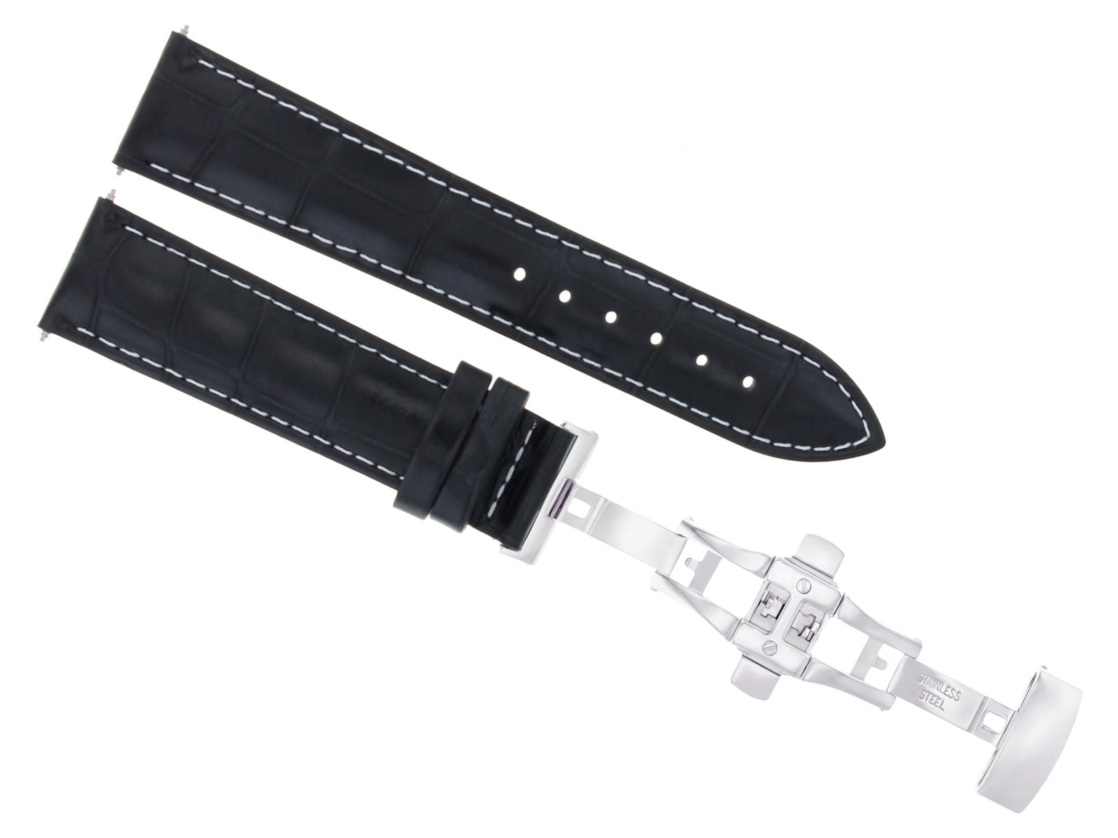 19MM LEATHER WATCH BAND STRAP FOR TISSOT PRC 200 LE LOCLE POWERMATIC 80 ...