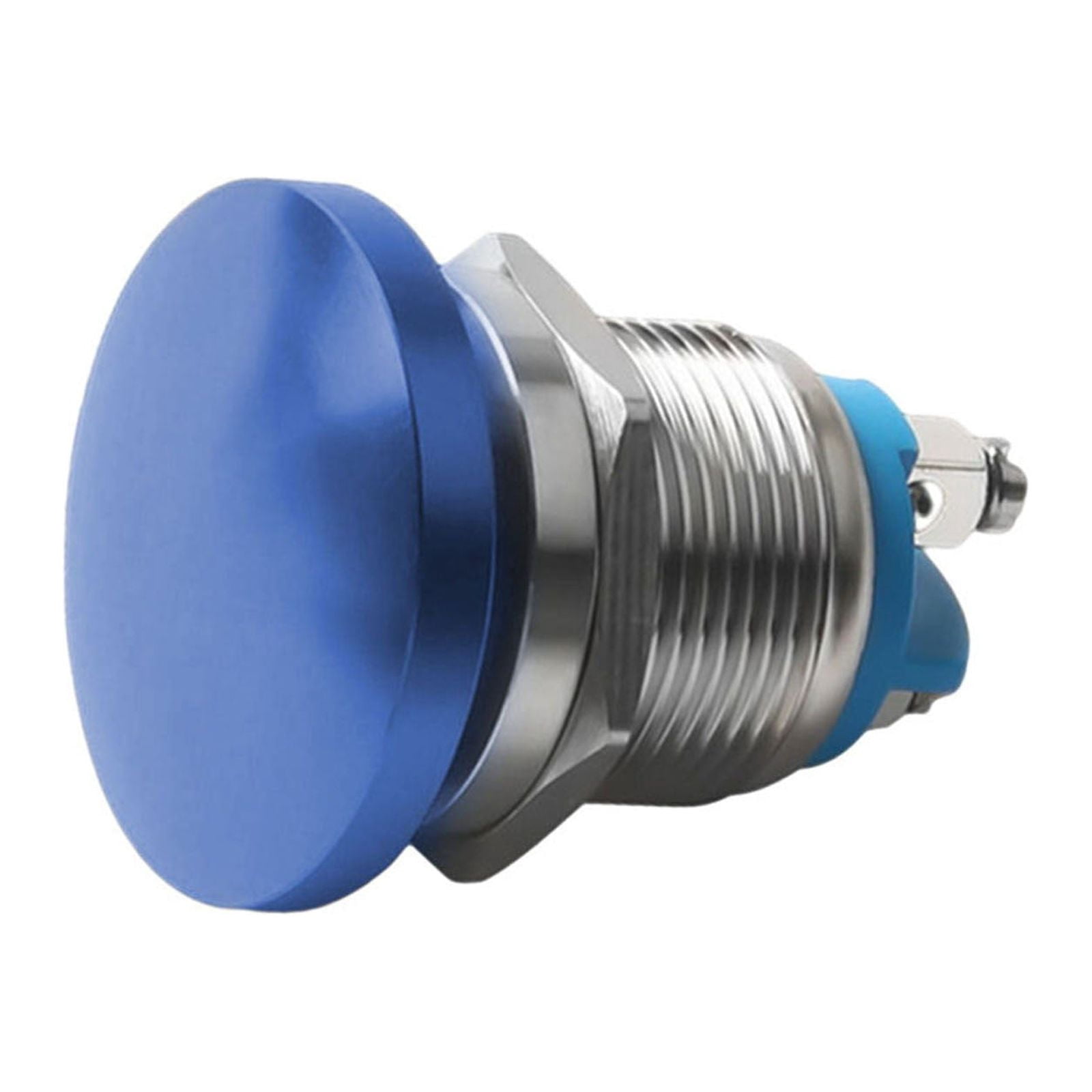 19mm Waterproof Metal Push Button Switch 1NO Momentary Self-Reset ...