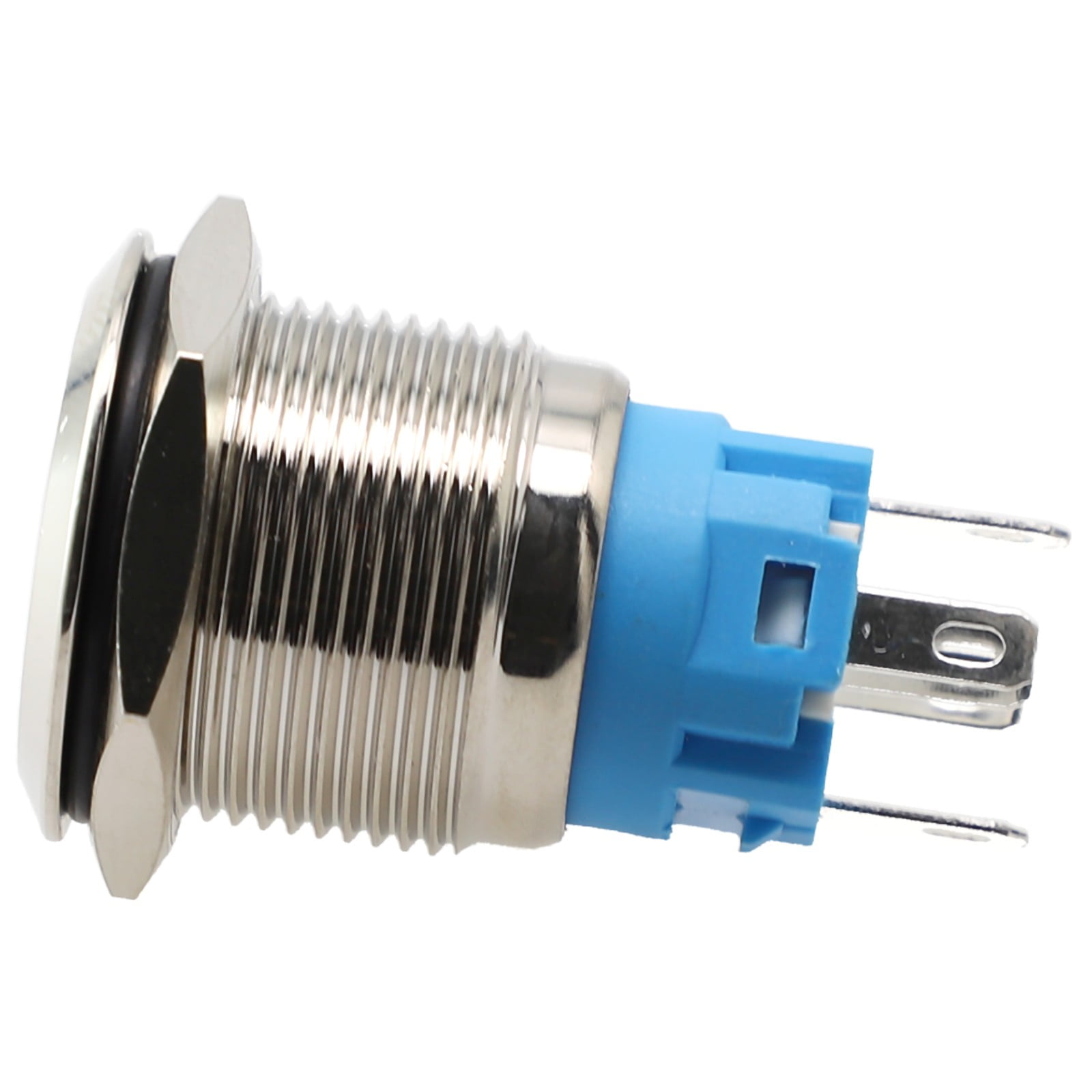19Mm Metal Push Button Switch With Power Led 12-24V Momentary Button ...