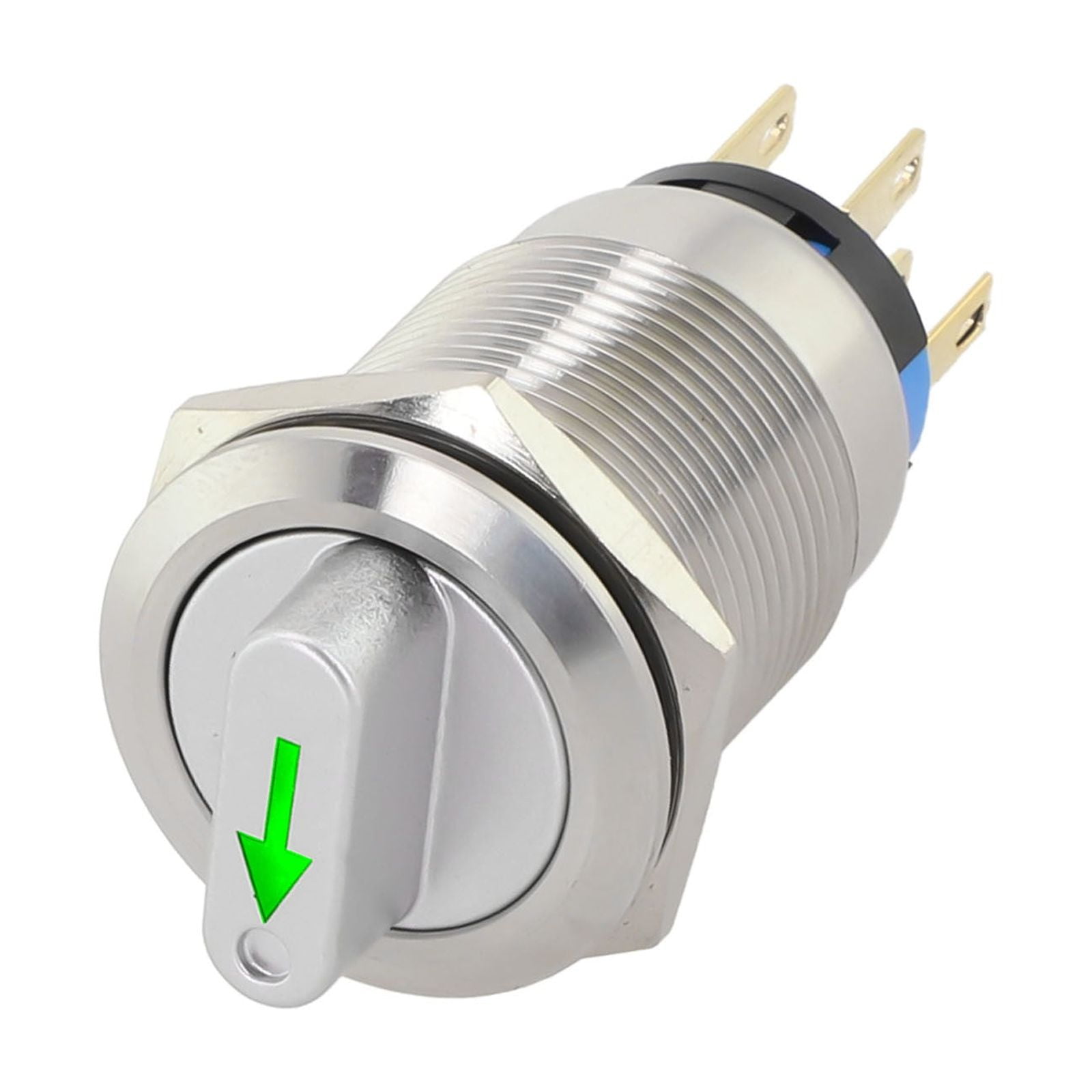 19Mm Momentary Selector Rotary Switch 3 Positions 2No 2Nc 110-220V On ...