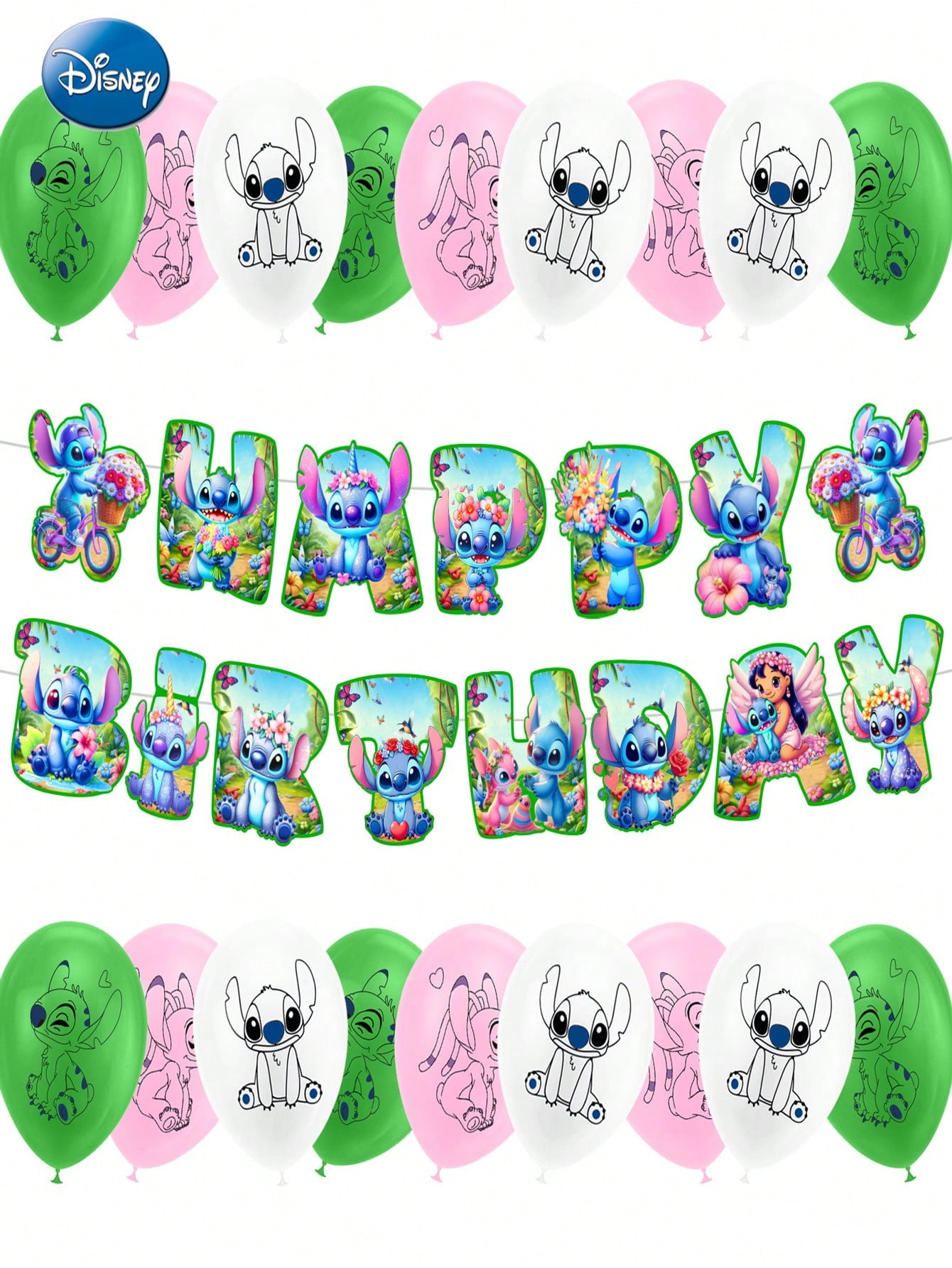 19PCS Stitch Macaron Balloons Set - Walmart.com