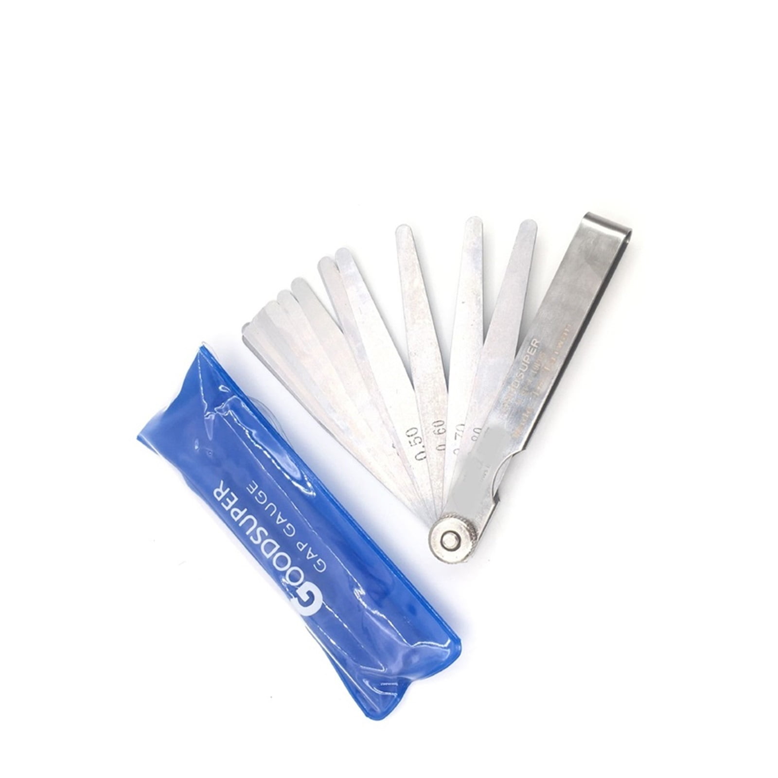 19Pcs Blades Feeler Gauge Metric Stainless Steel Gap Filler 0.01 To 1mm ...