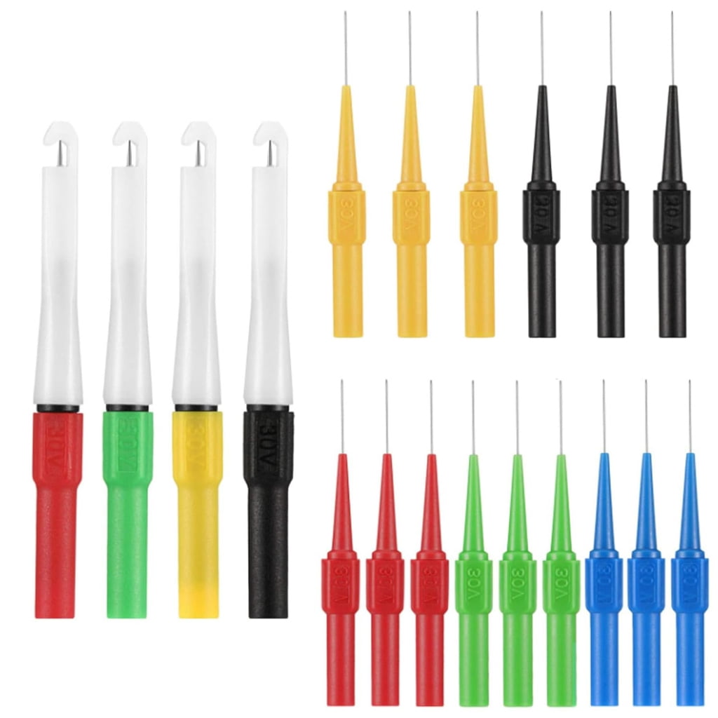 19Pcs High Precisions Multimeter Test Leads Kit For Car Sensors And ...
