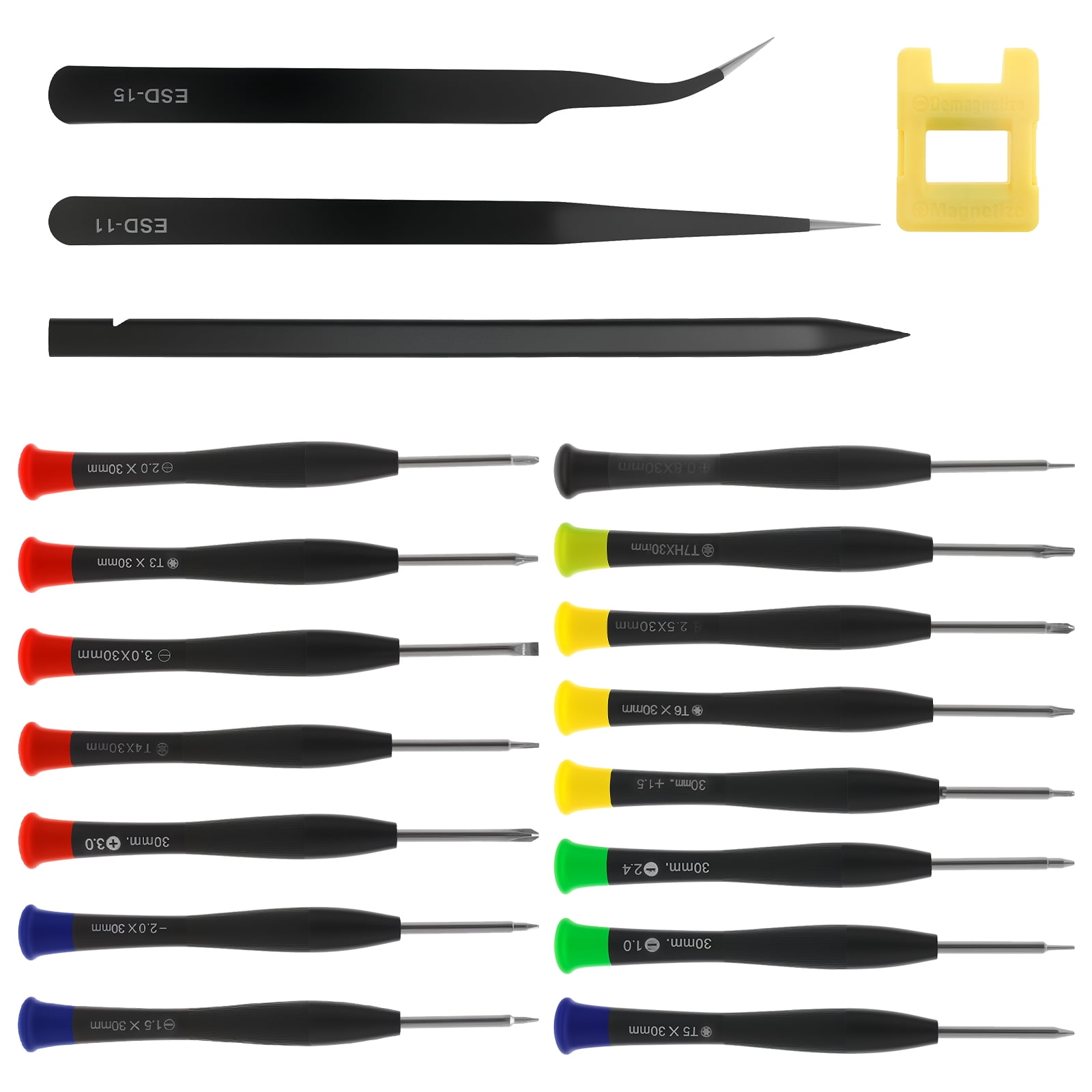 19Pcs Mini Precision Screwdriver Set Magnetic Small Screwdriver Set ...