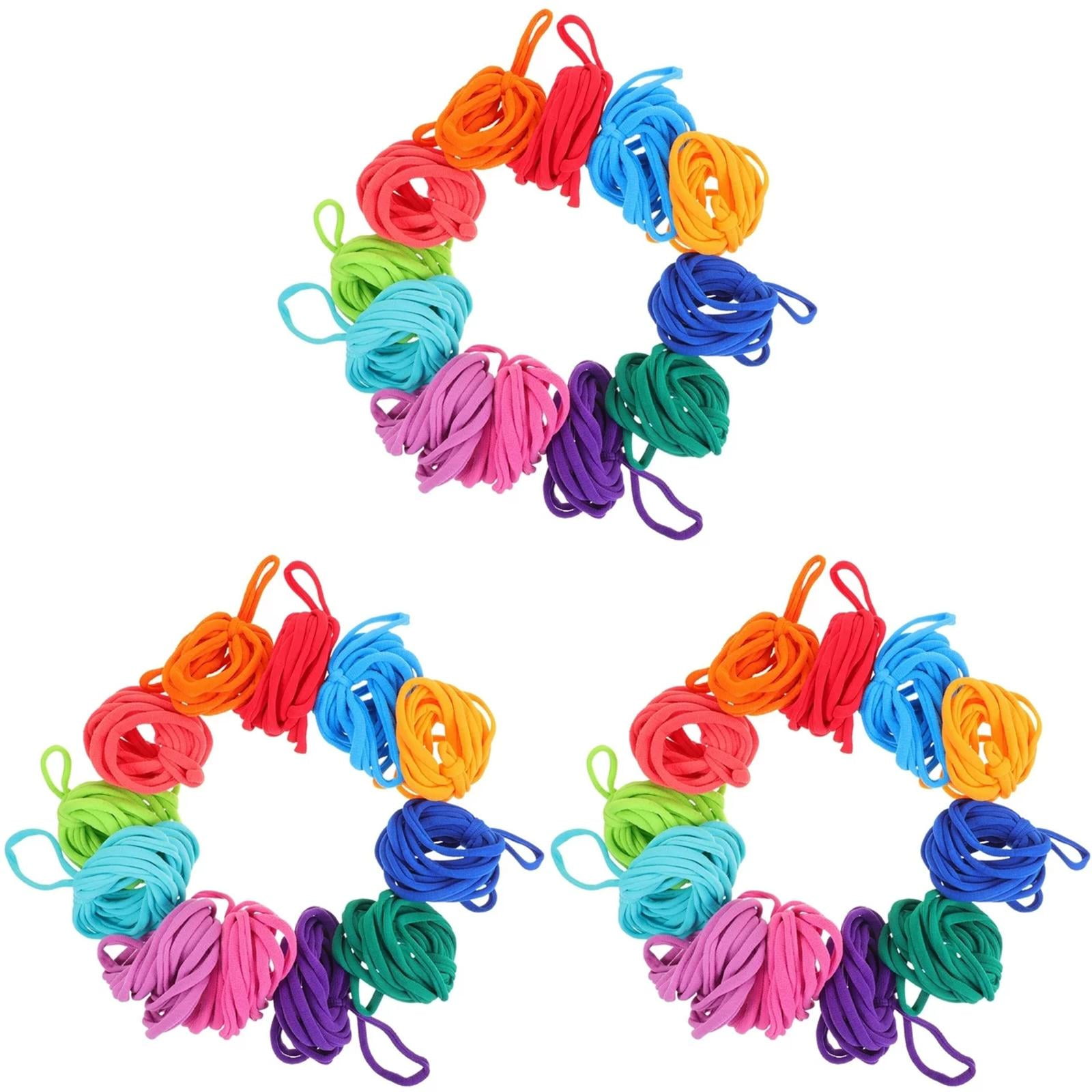 19Potholder Weaving Loops Multicolored Elastic Bands For Kids Hand ...