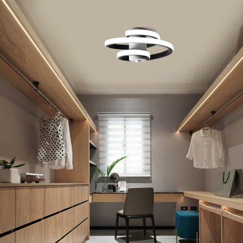 19W Acrylic Rings Ceiling Light Hallway LED Pendant Lamp Hallway ...