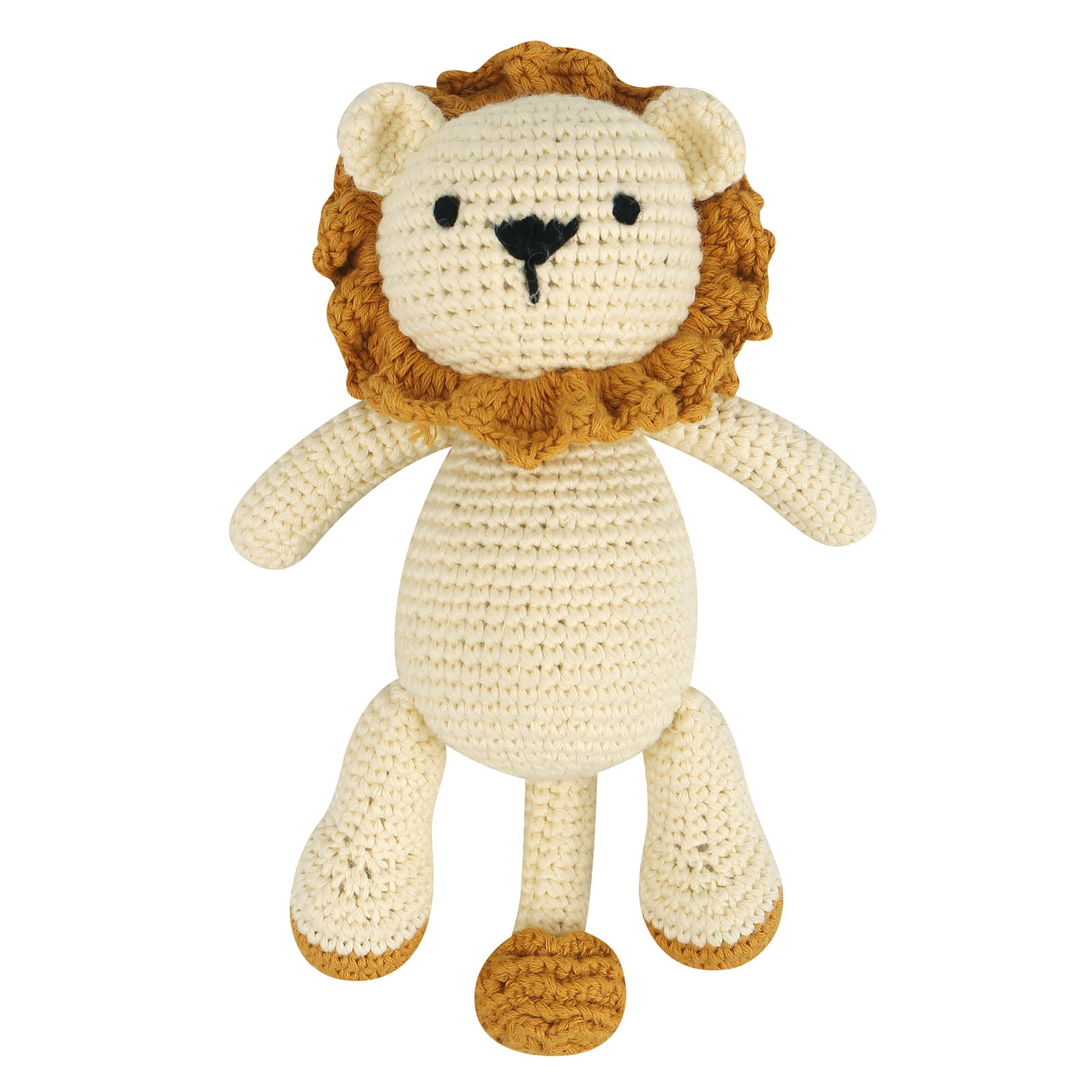 19cm Crocheted Cuddle Doll Stuffed Toy Cotton Filled Loneliness Comfort ...