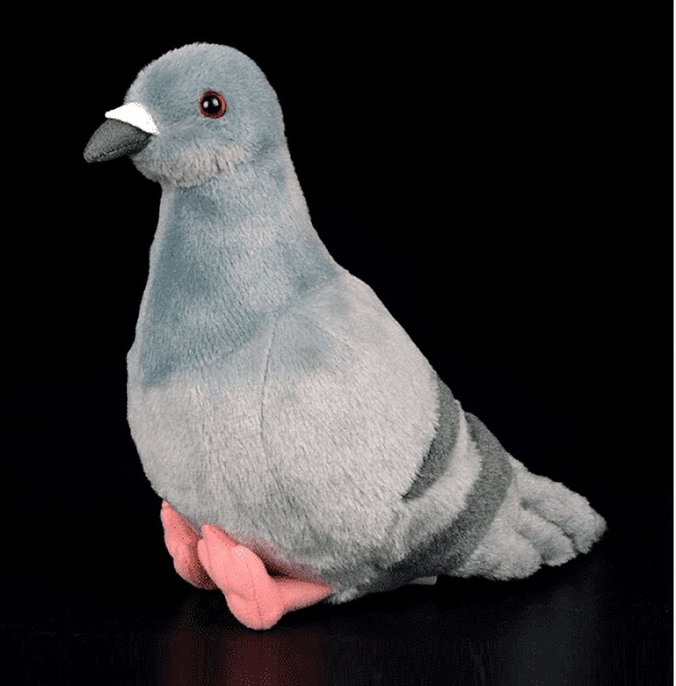 19cm Light Gray Pigeon Plush Toy Stuffed Bird Animal Doll Kids Gift ...