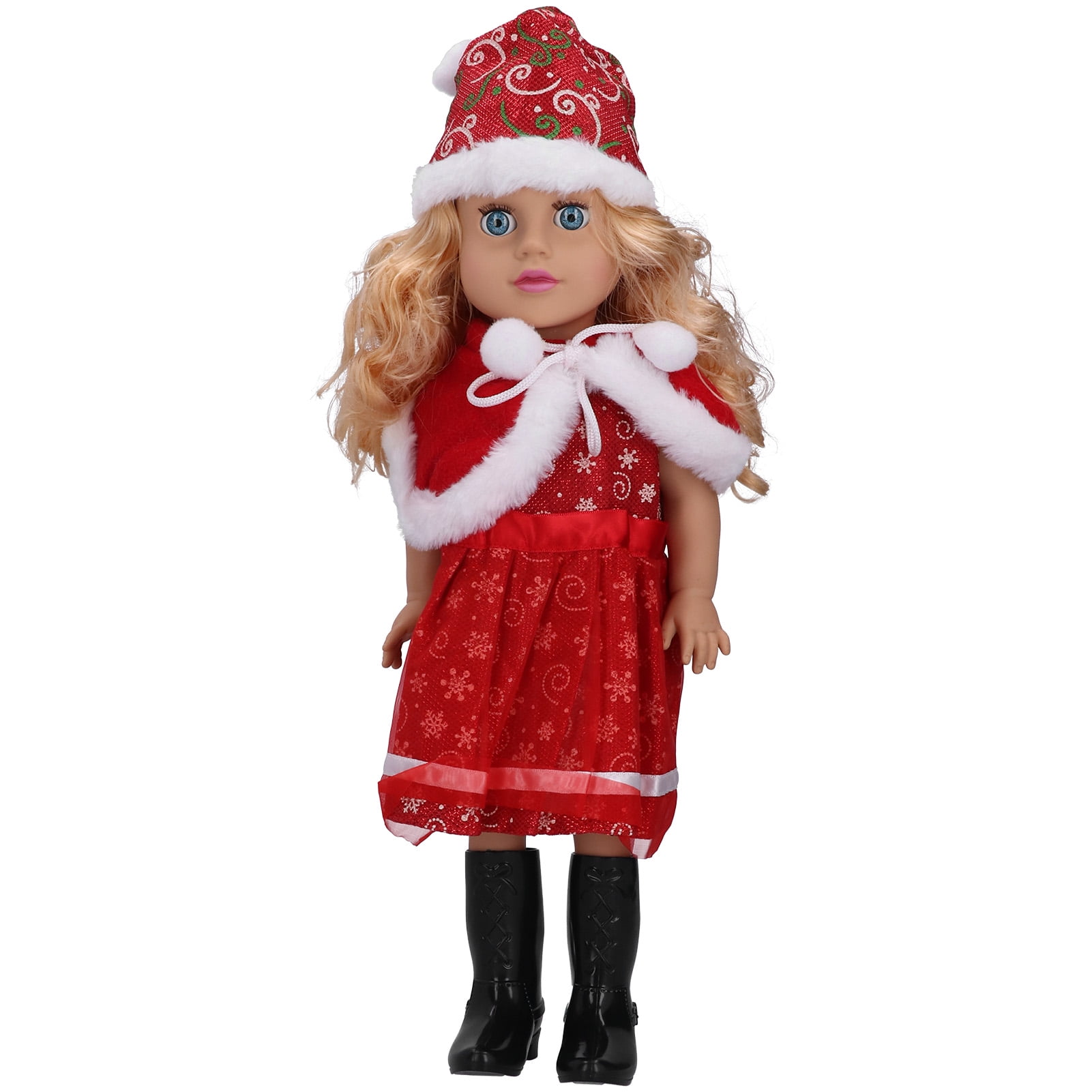 19inch Christmas Doll Set Cute Curly Hair Baby Toy Christmas Dolls for ...