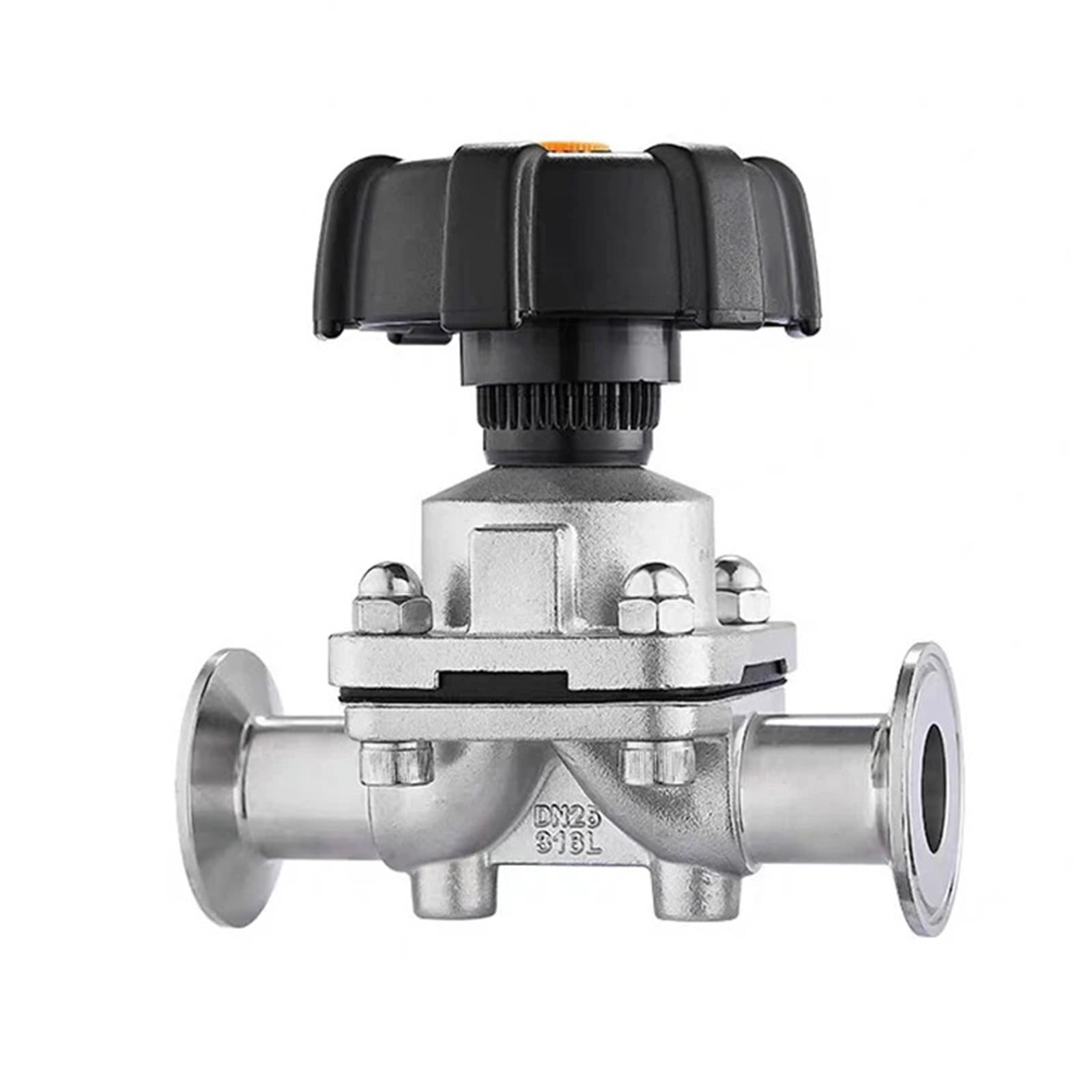 19mm 25mm 32mm 51mm Stainless Steel Quick Install Diaphragm Valve 316L ...