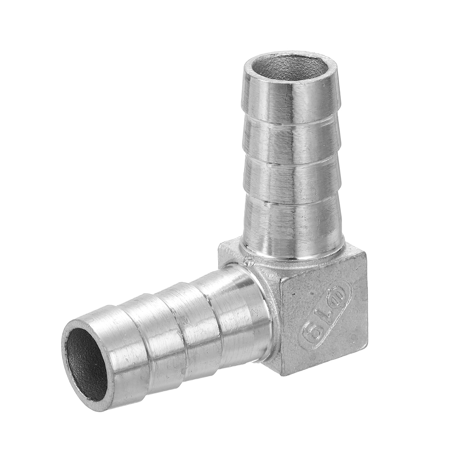 19mm Hose Barb 90 Degree Pipe Fitting, 304 Stainless Steel L Right ...