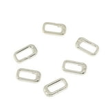 19mm Metal Rectangle Hinged Closures - 6ct. by Bead Landing - Walmart.com