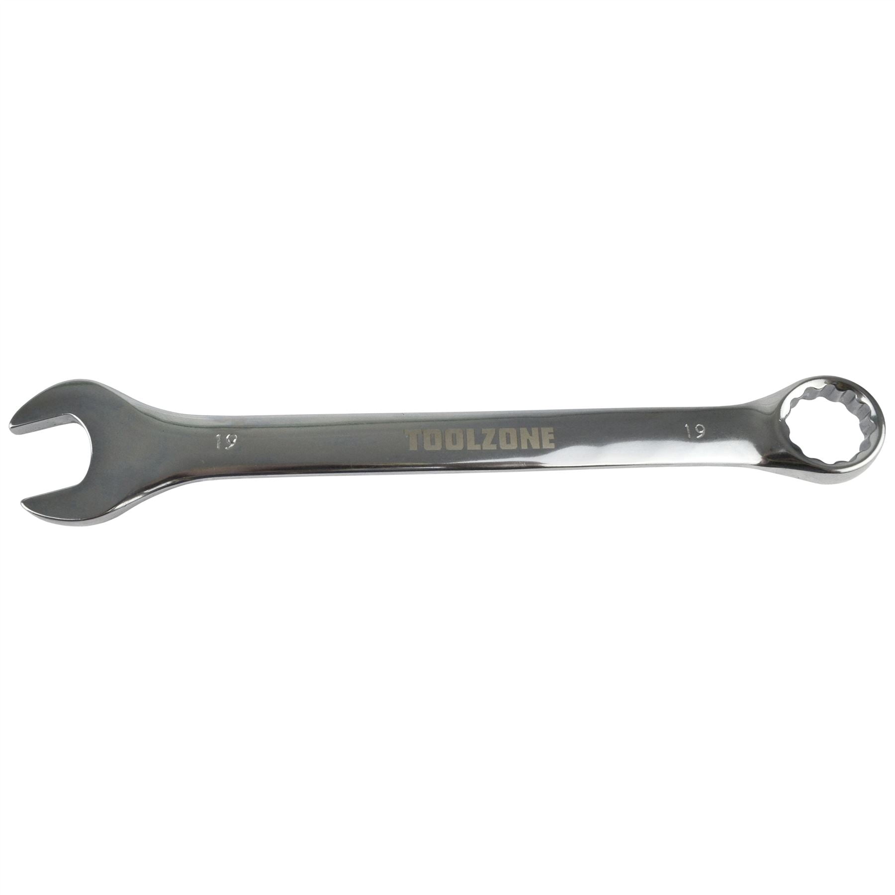 19mm Metric Combination Spanner Wrench Chrome Vanadium CRV Ring & Open ...