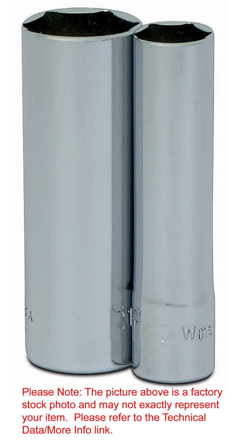 19mm x 3/8" Drive 6 Point Deep Supertorque™ Socket, Black Industrial ...