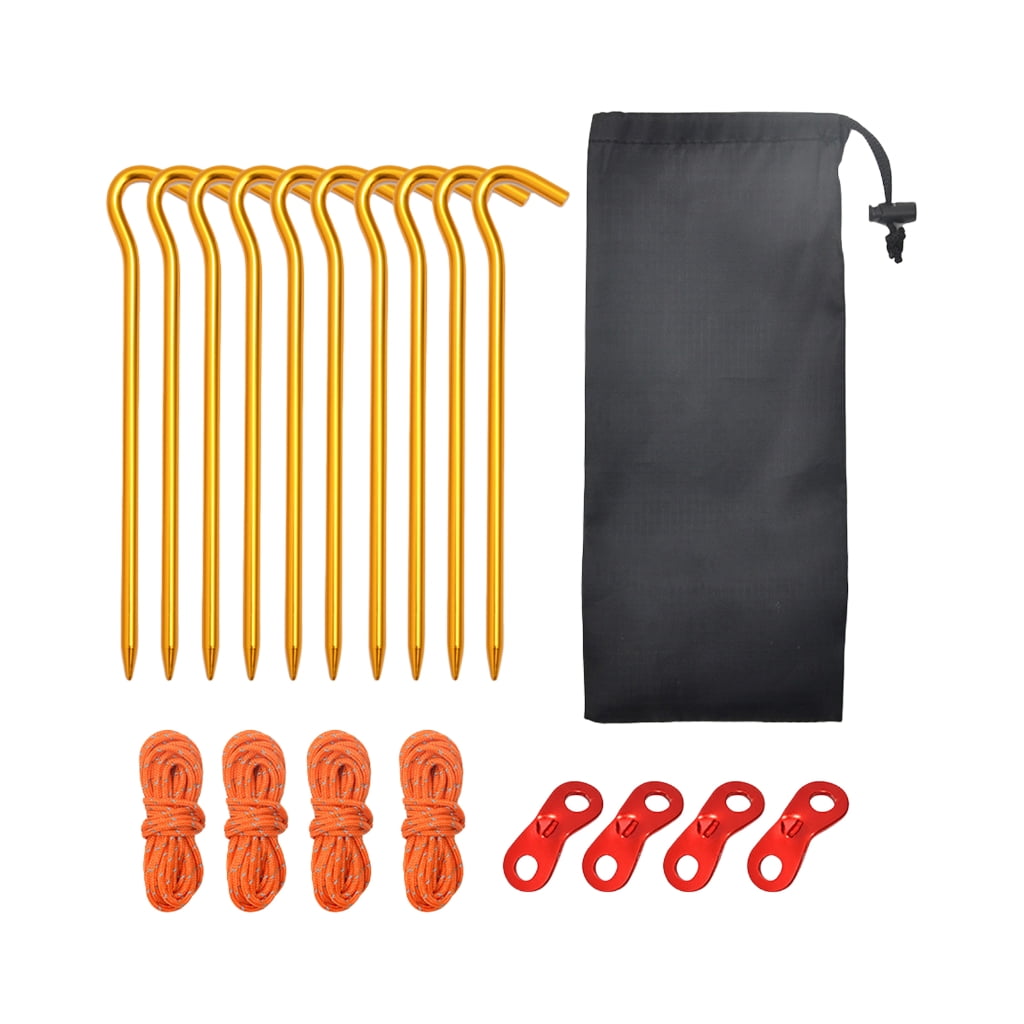 19pack Sand Pegs Durability Tent Nails Multipurpose Tent Anchors Heavy ...