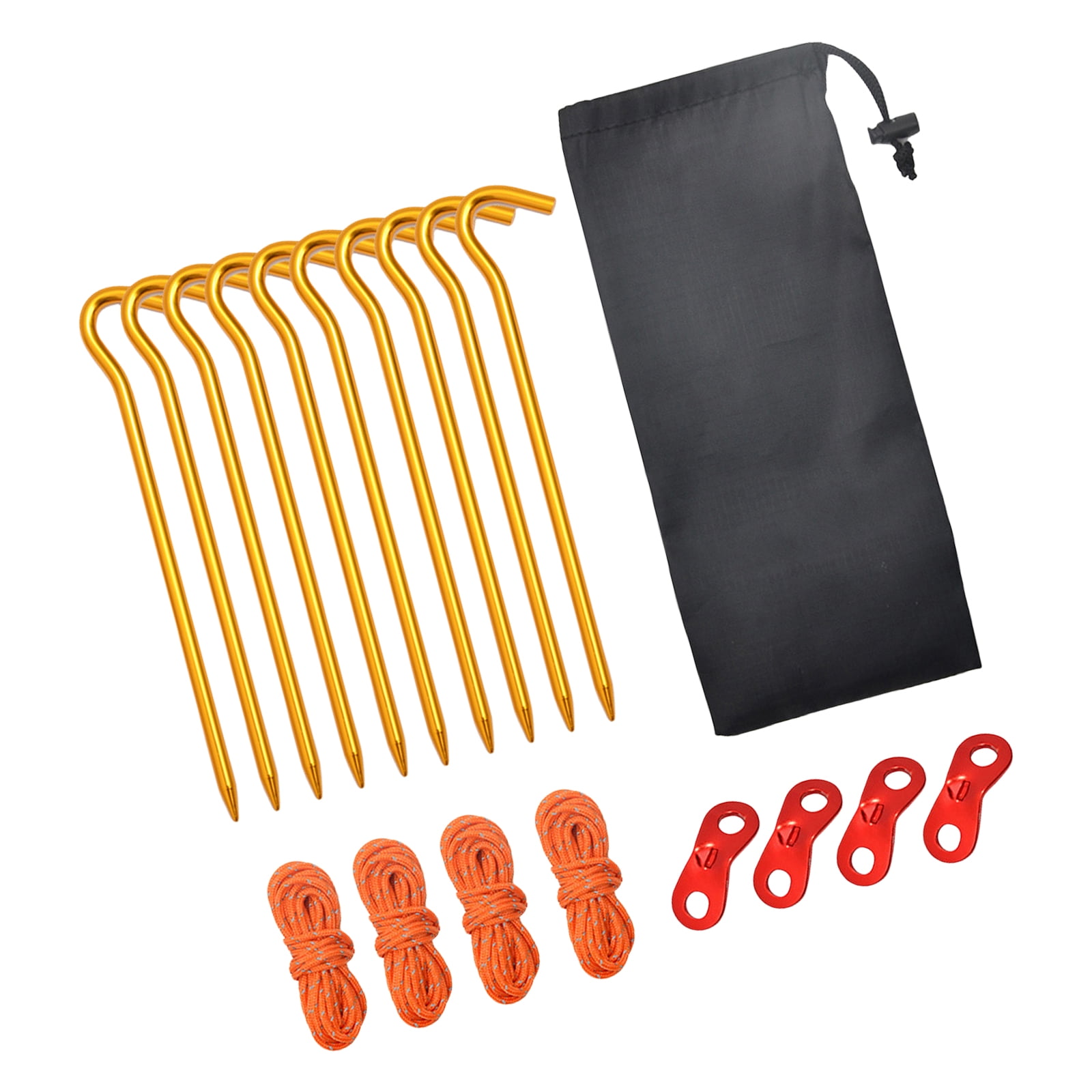 19pack Sand Pegs Durability Tent Nails Multipurpose Tent Anchors Heavy ...