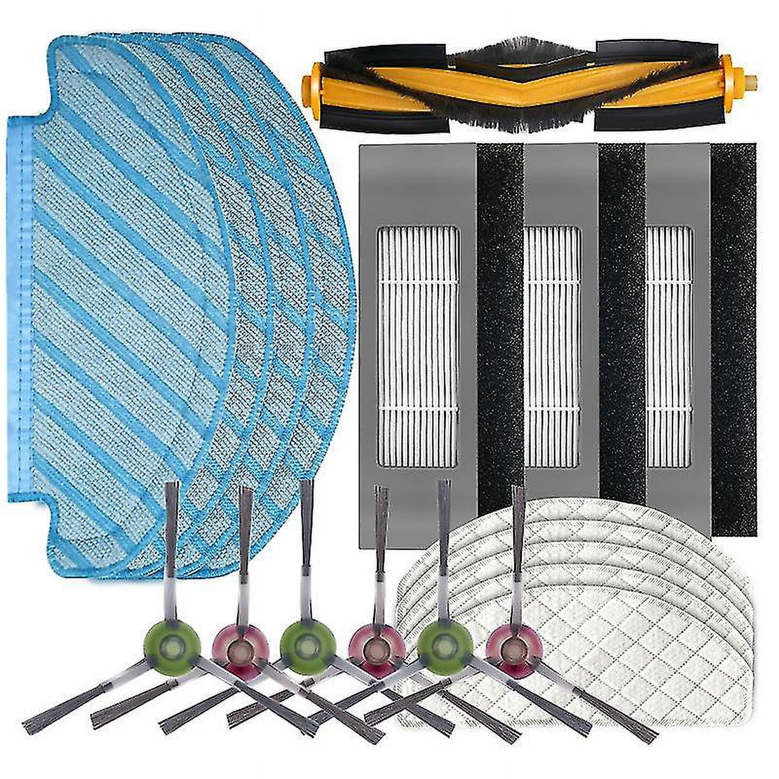 19pcs Filter Brush Mop Cloth Set For Deebot Ozmo T8 Vacuum Cleaner ...