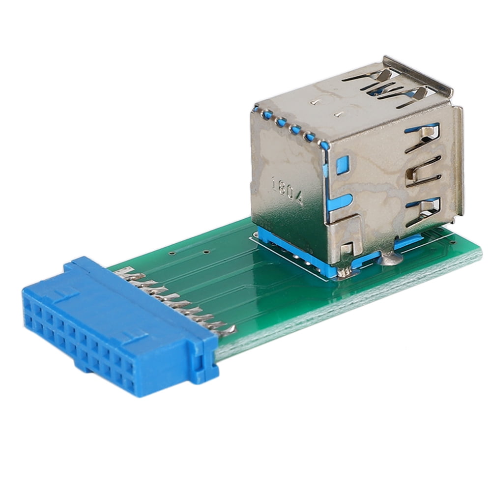 19pin/20pin Desktop Motherboard to 2 USB 3.0 Port Outer Connector ...
