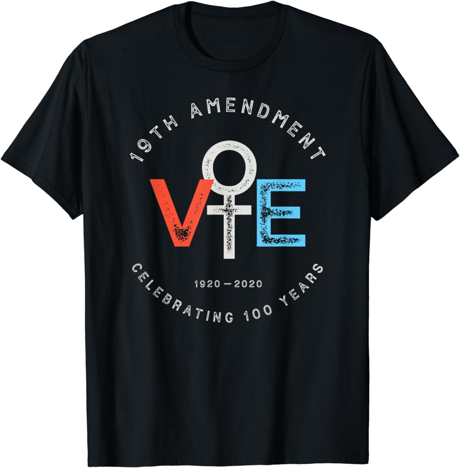19th Amendment Centennial Logo - Votes Women Suffrage Design T-Shirt ...