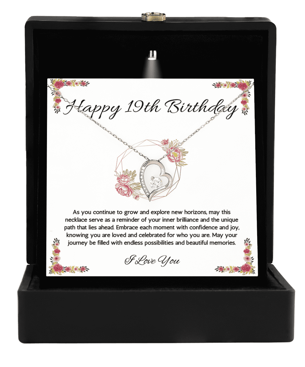 19th Birthday Girl Gift Necklace, 19th Birthday Gift Necklace ...
