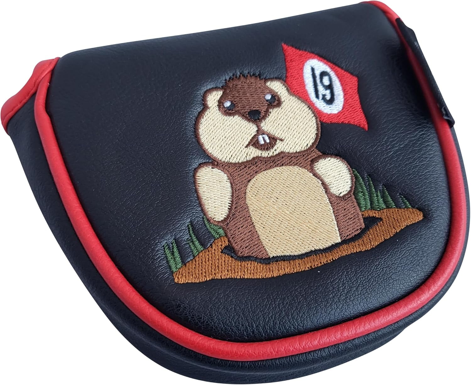 19th Hole Gopher Embroidered Putter Cover by ReadyGOLF - Mallet ...