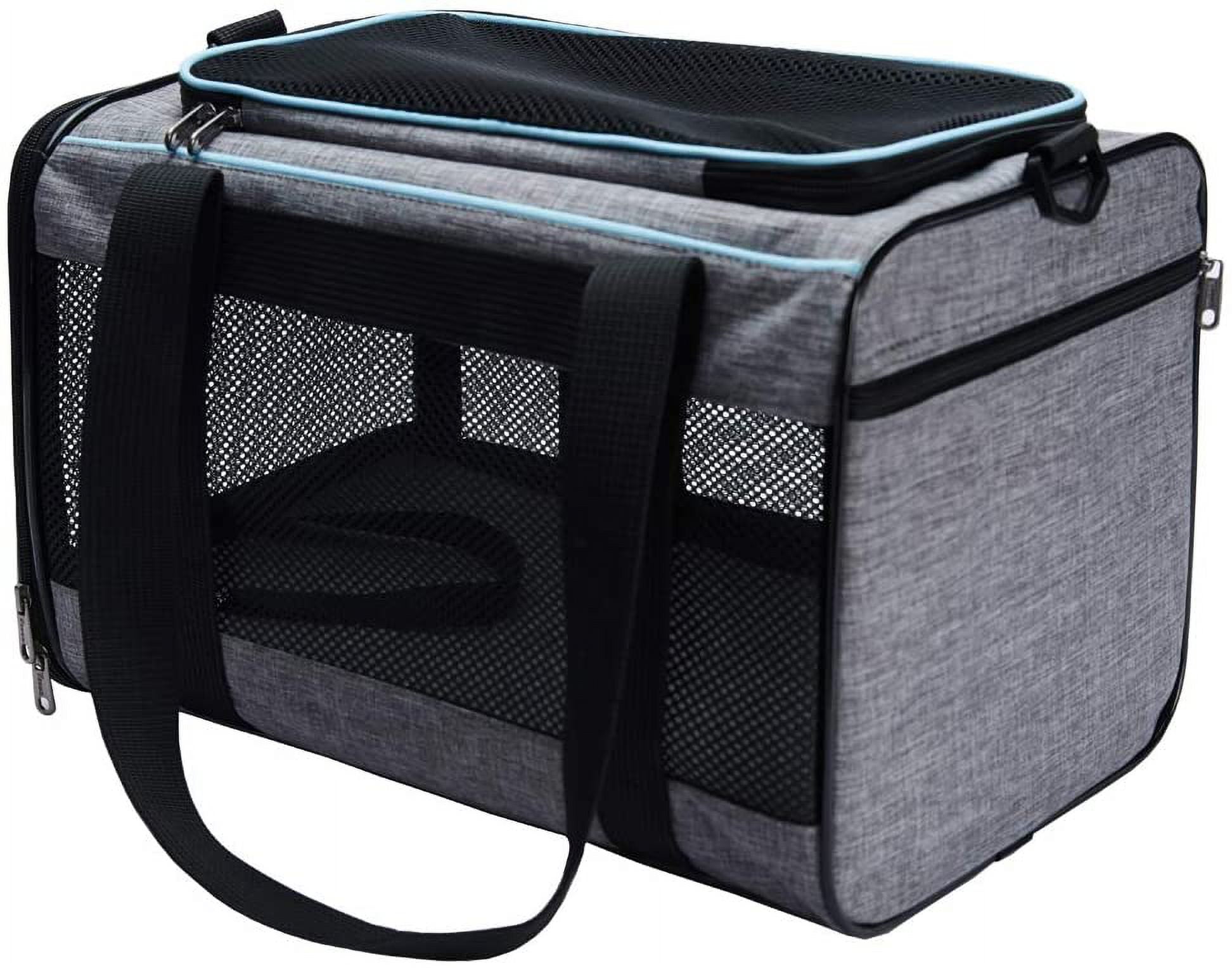 19x12x12 Inches Cat, Dog Carrier for Pets Up to 22 Lbs, Soft-Sided Cat ...