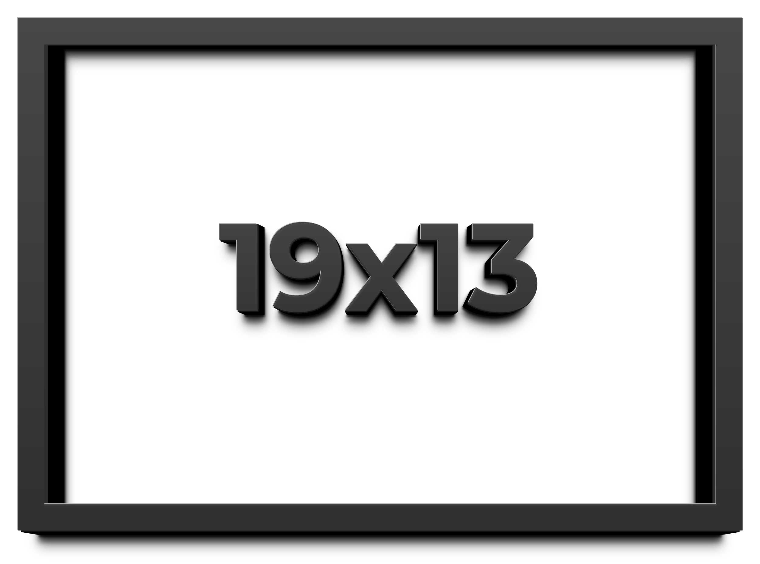 19x13 Shadow Box Frame Black | 2 Inches Deep Real Wood Contemporary Shadowbox Display Frame | UV ...