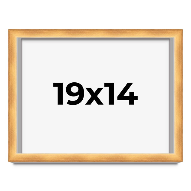 19x14 Shadow Box Bronze Cross-Brushed Display Frame | 1.625 Inches Deep ...