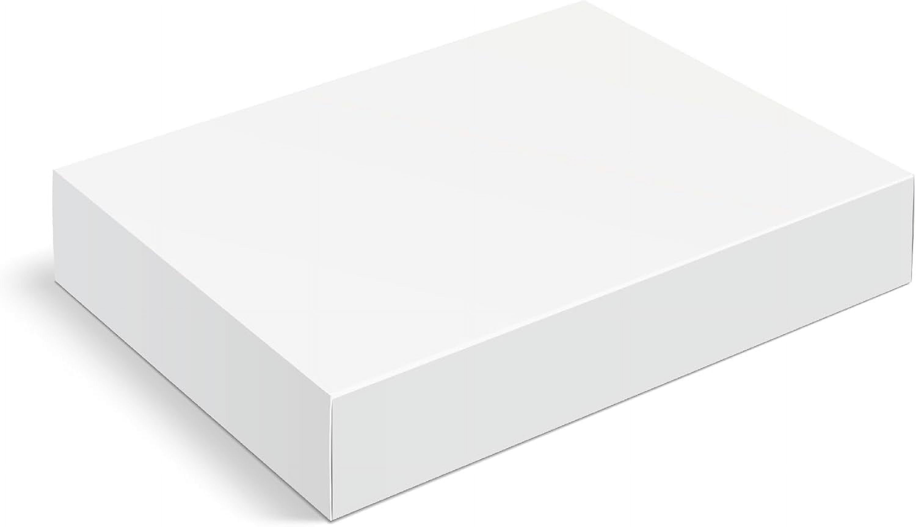 19x14x4 1 2 Inches White Cake Box Premium Bakery Boxes One Piece