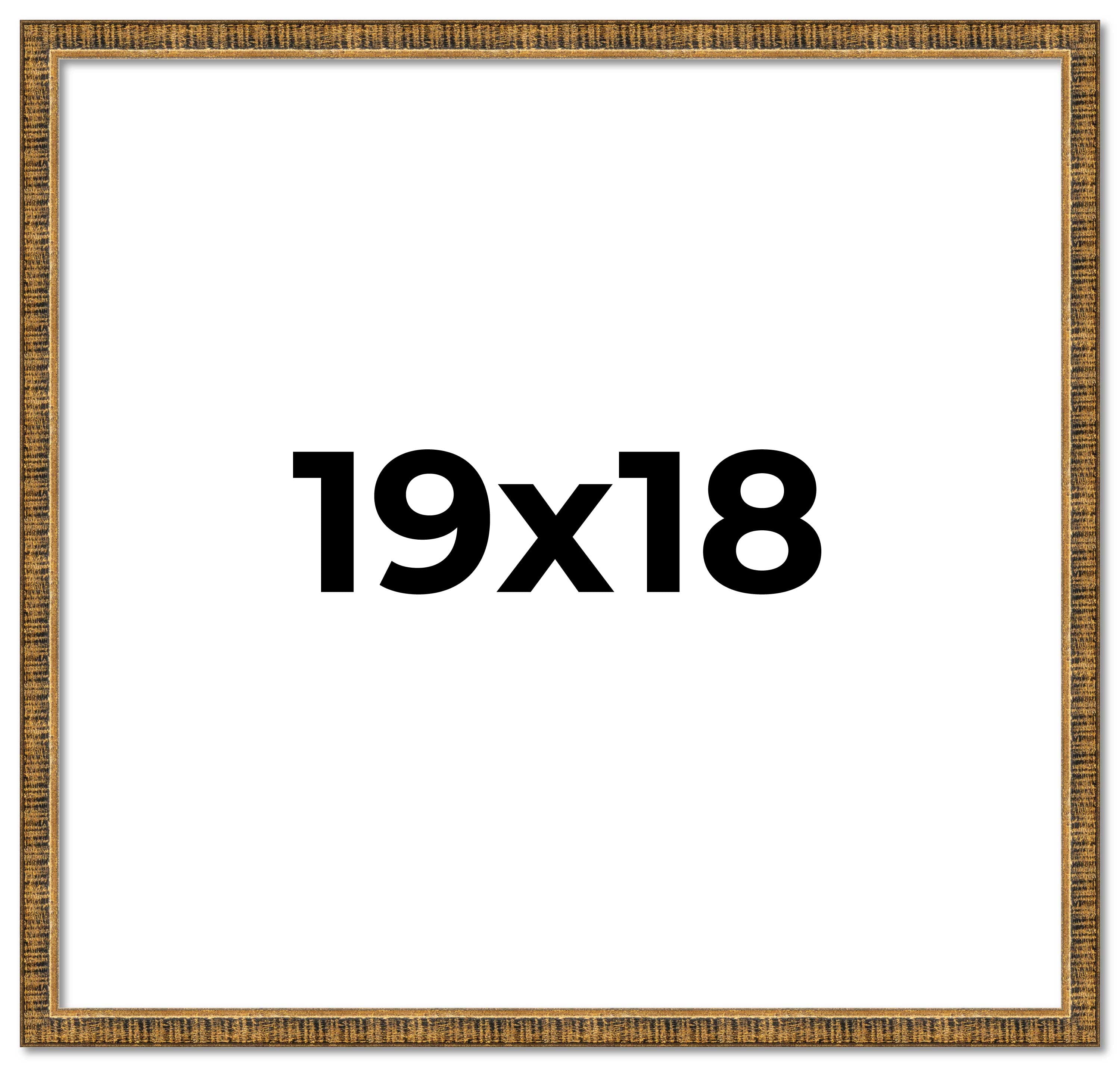 19x18 Frame Gold Picture Frame - Complete Modern Photo Frame Includes ...