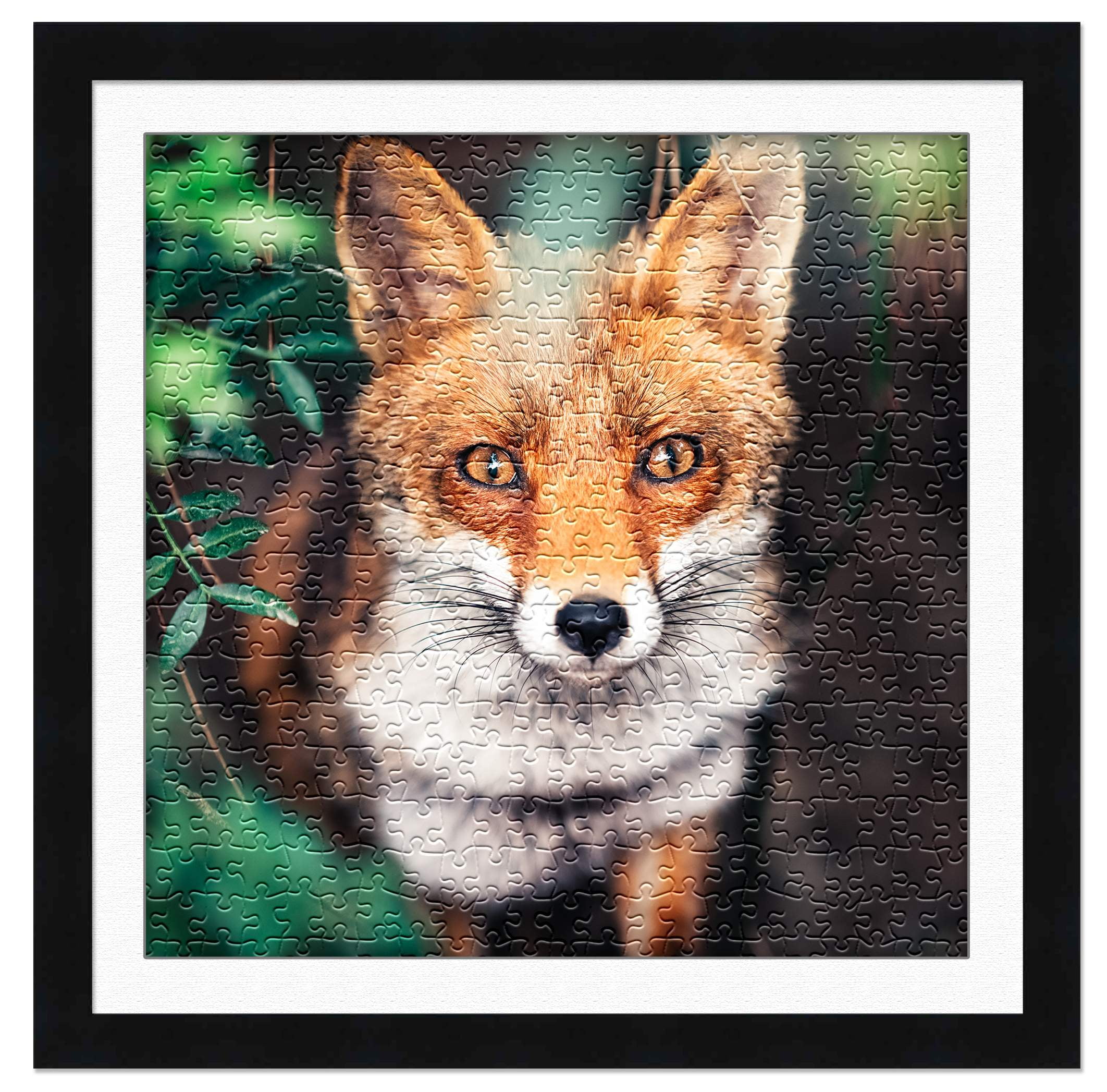 19x19 Jigsaw Puzzle Frame Kit - Kit Includes Puzzle Glue Sheets, Black ...